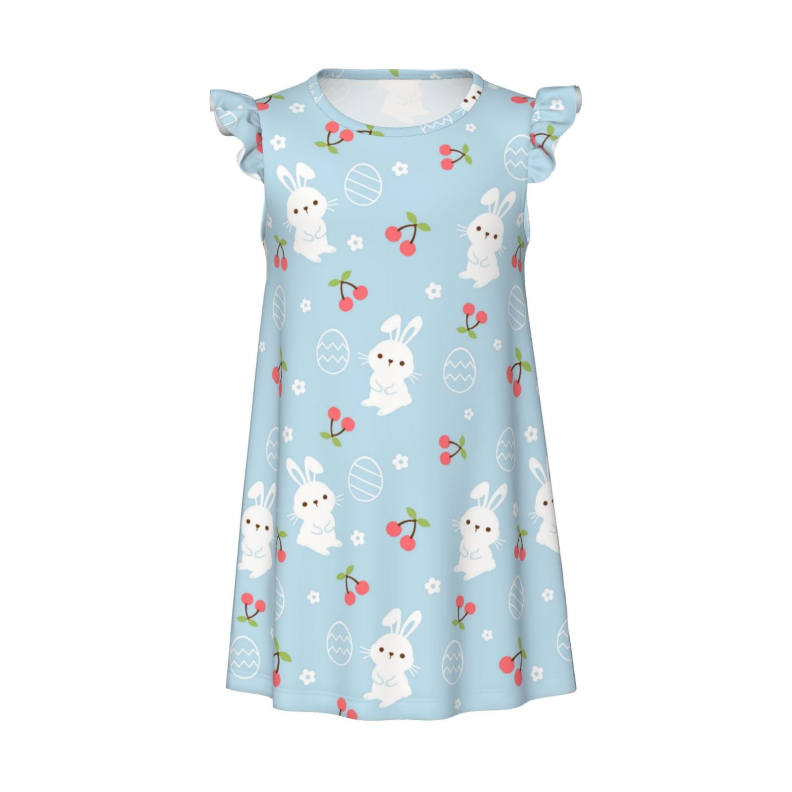 Daiia Easter Rabbit Girls Nightgowns, Unicorn Nightgown Princess Pajama ...