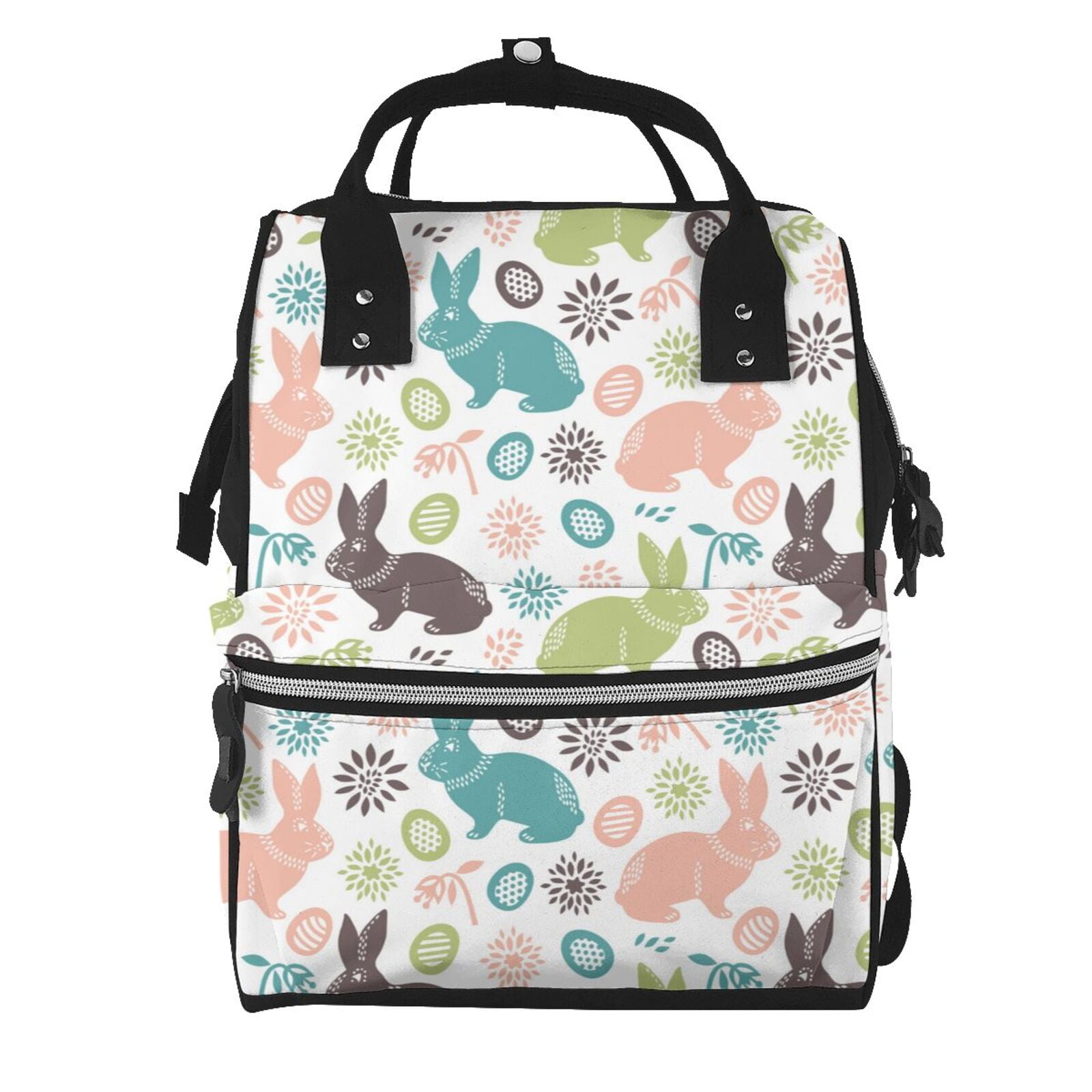 Daiia Easter Rabbit Large Capacity Baby Bag Waterproof Stylish Diaper ...