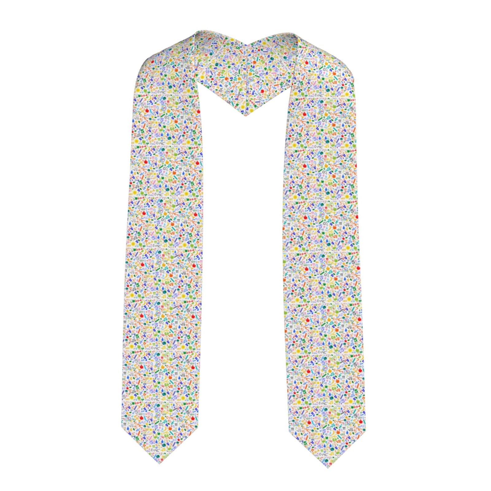 Daiia Education And Science Pattern Graduation Shawl Stole – Satin ...