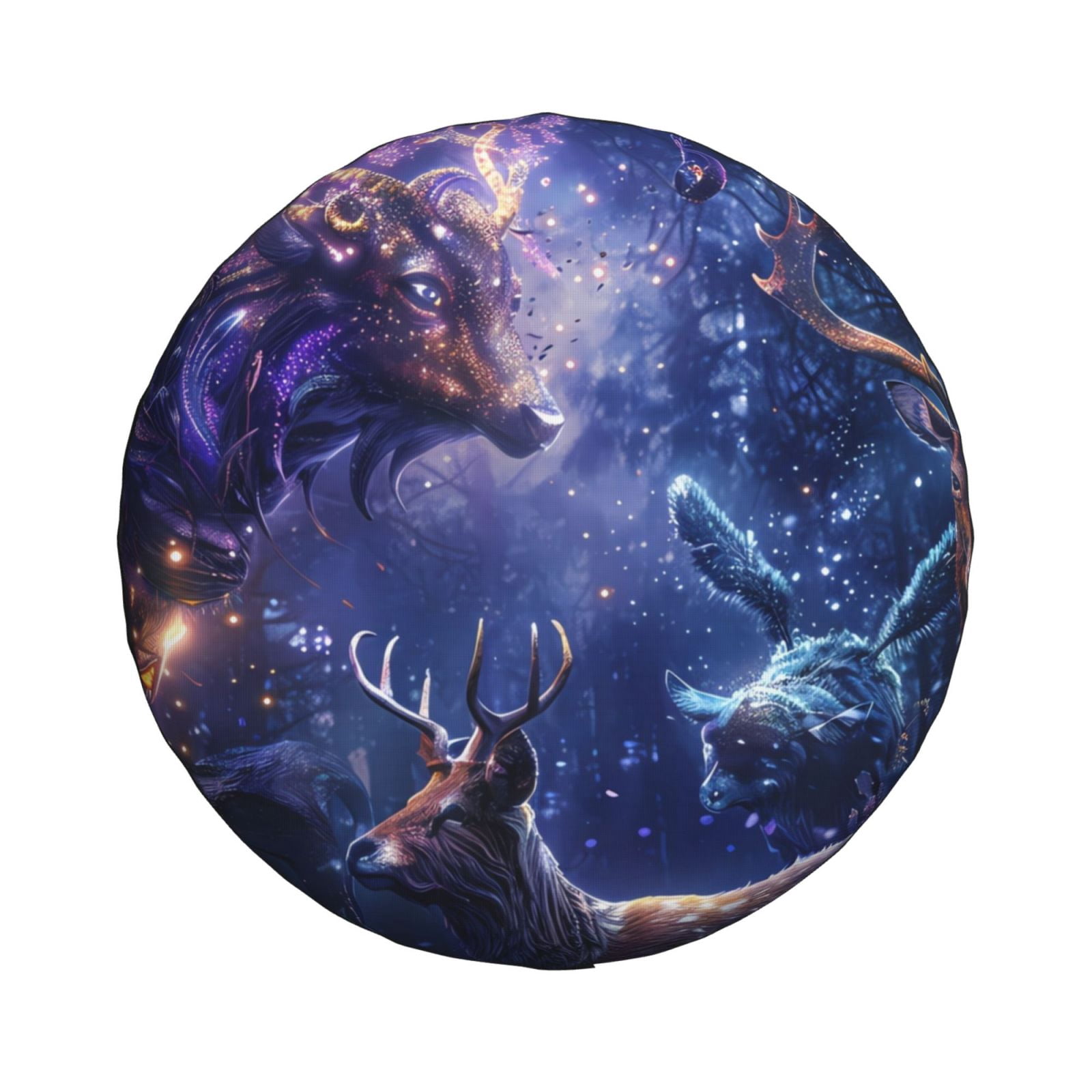 Daiia Enchanted Forest Stag Gathering Tire Covers , Travel Trailer ...