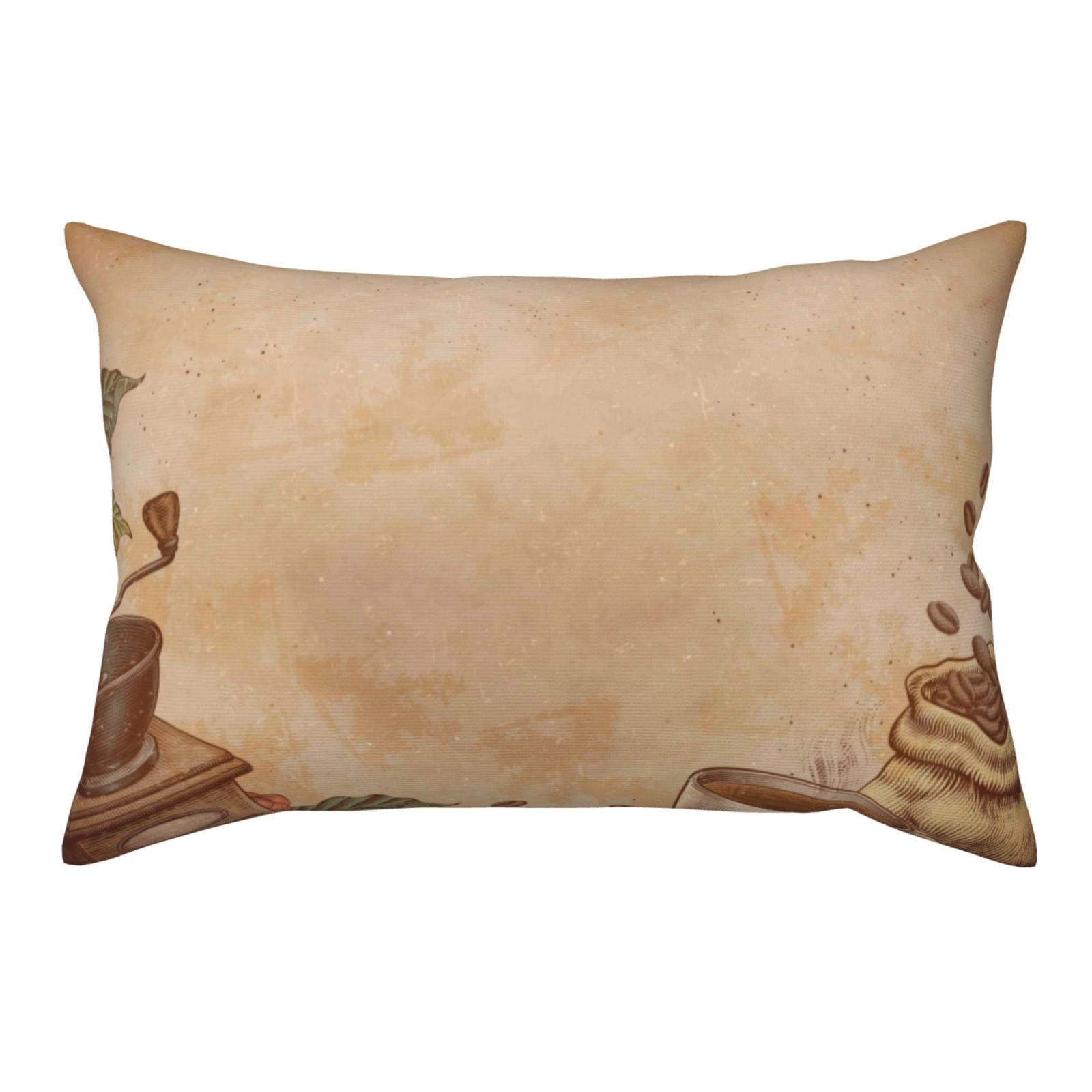 Daiia Engraved Coffee On Kraft Paper Print Pillow Cases 20x30 Inches ...