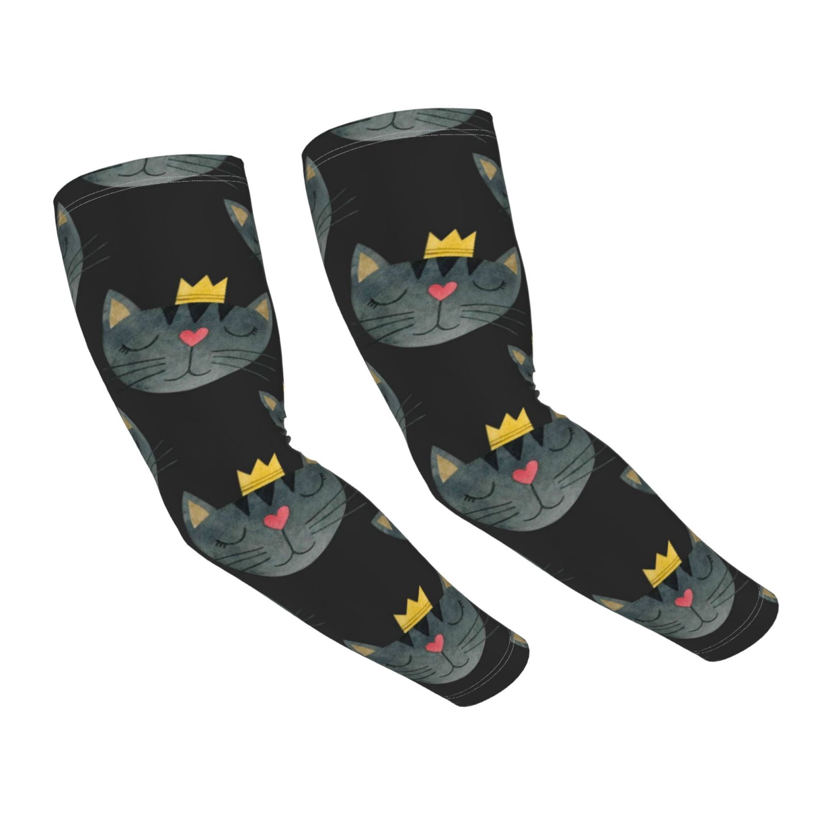 Daiia Faces Of The Cat UV Sun Protection Arm Sleeves - Cooling ...