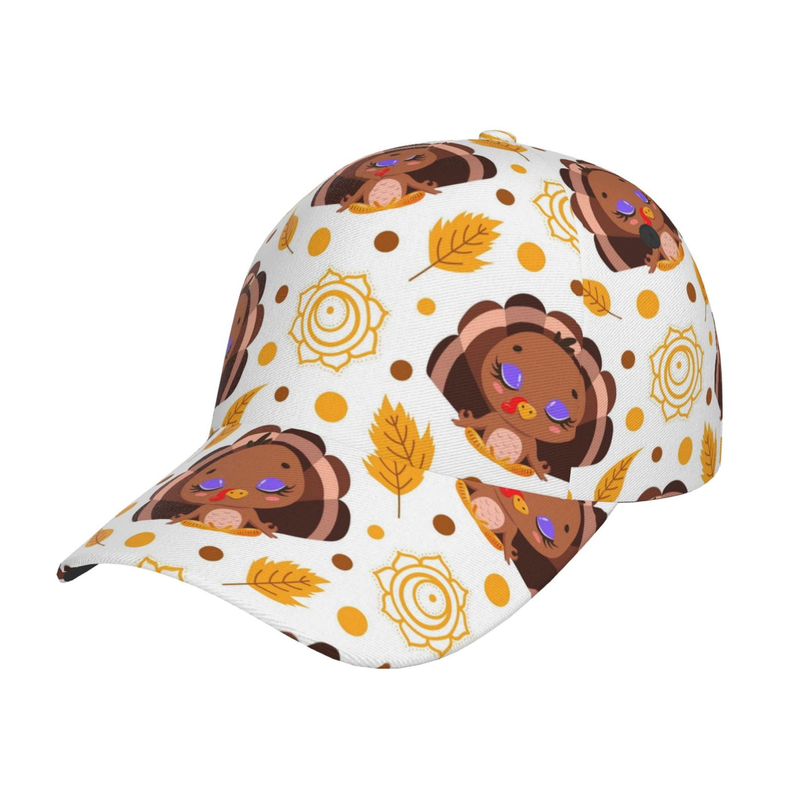 Daiia Fall Turkey Baseball Cap Men Women Classic Adjustable For Running ...