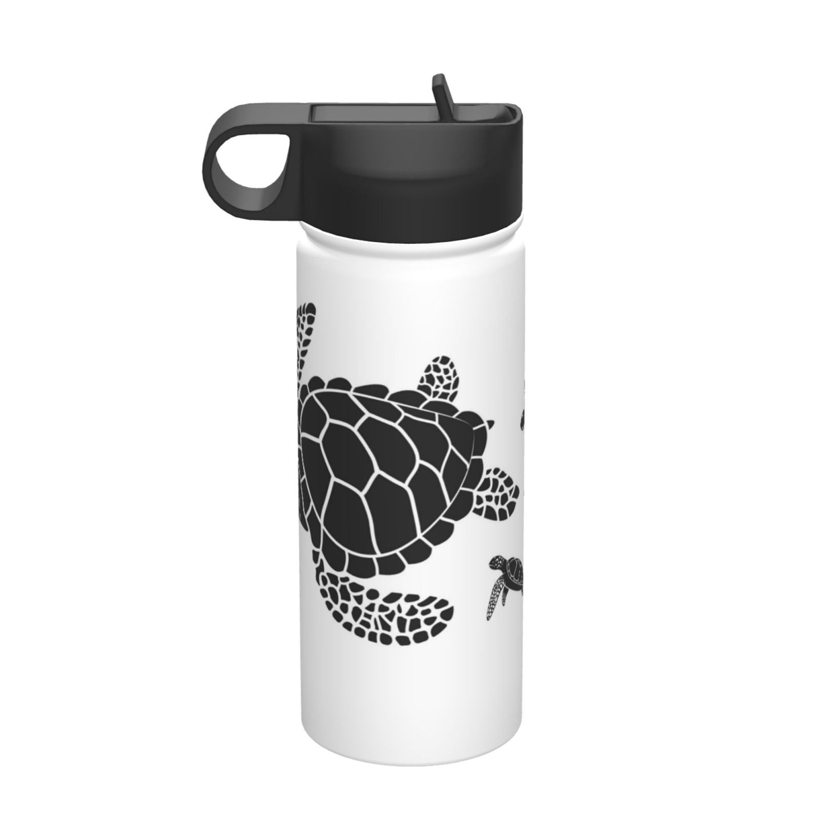 Daiia Family Of Sea Turtles Printed 18oz Sports Insulated Kettle With ...