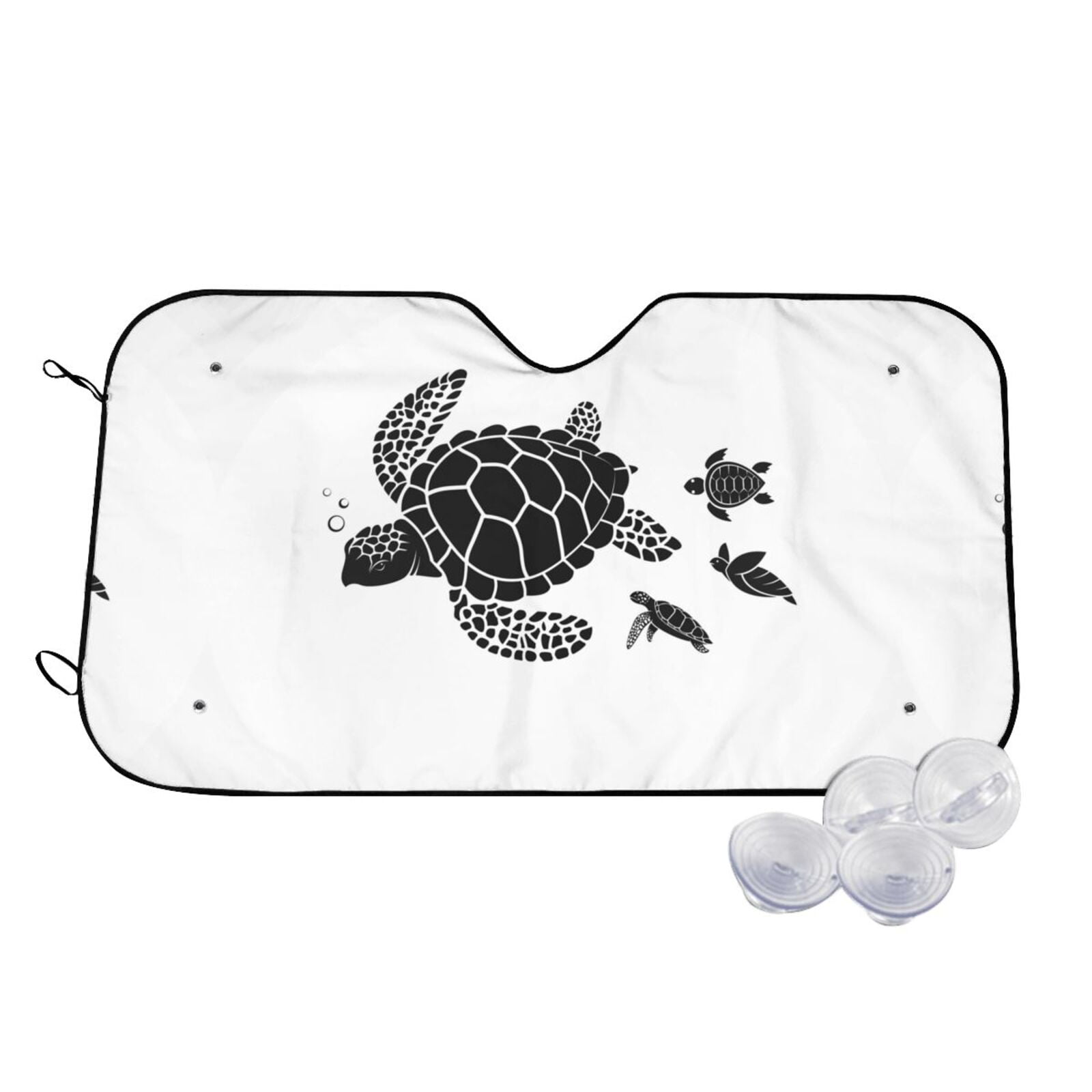 Daiia Family Of Sea Turtles Windshield Sun Shade for Car SUV Truck ...