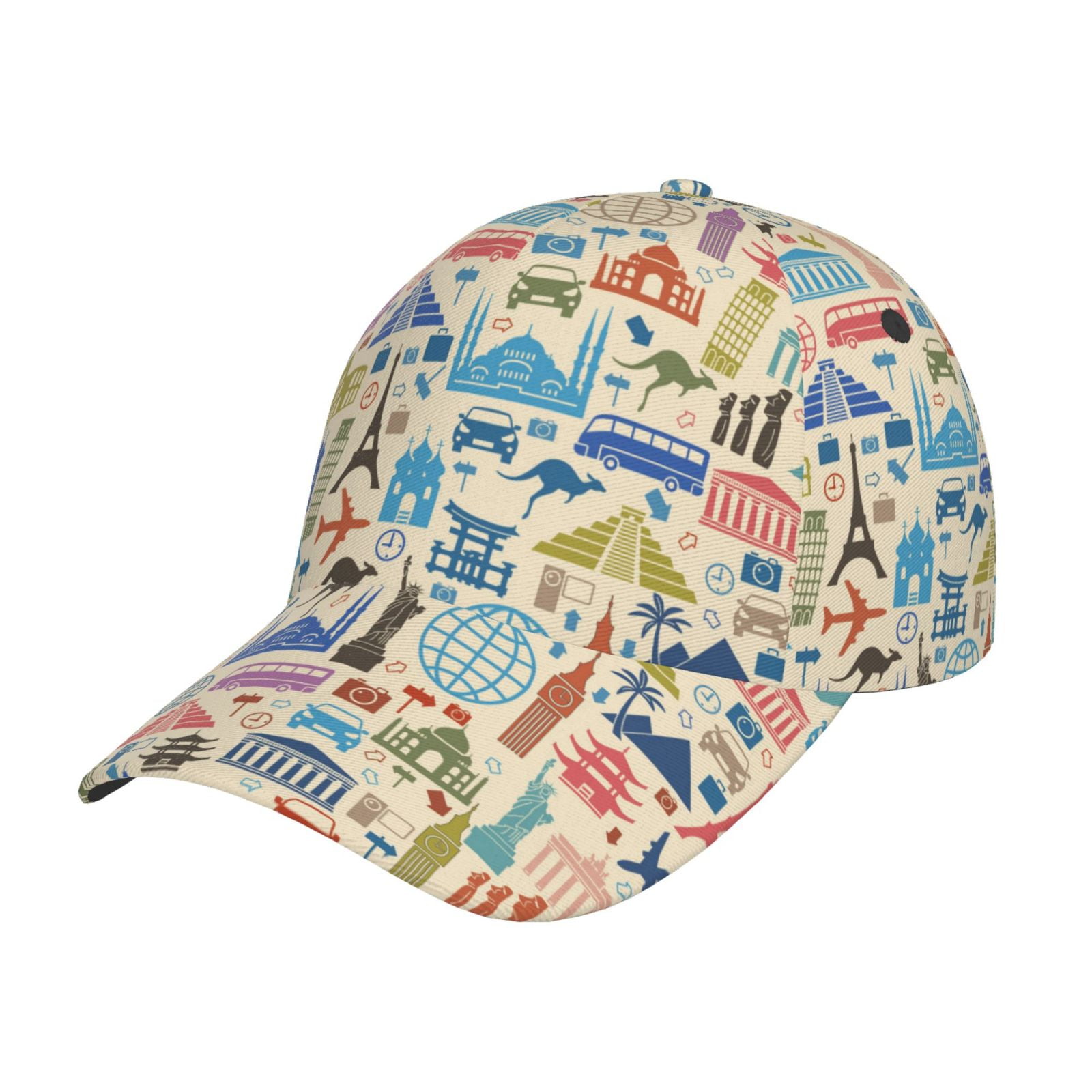 Daiia Famous Places Baseball Cap Men Women Classic Adjustable For ...
