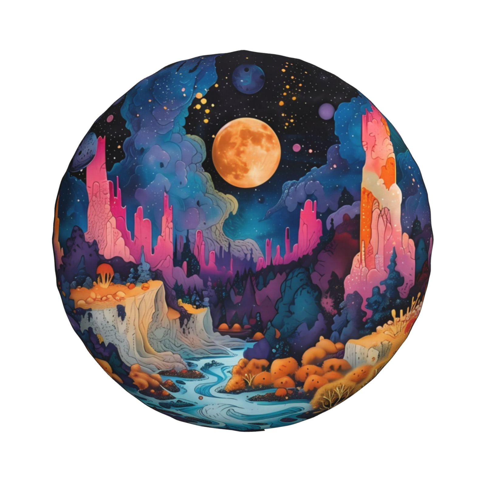 Daiia Fantasy Cosmic Landscape Tire Covers , Travel Trailer Camper ...