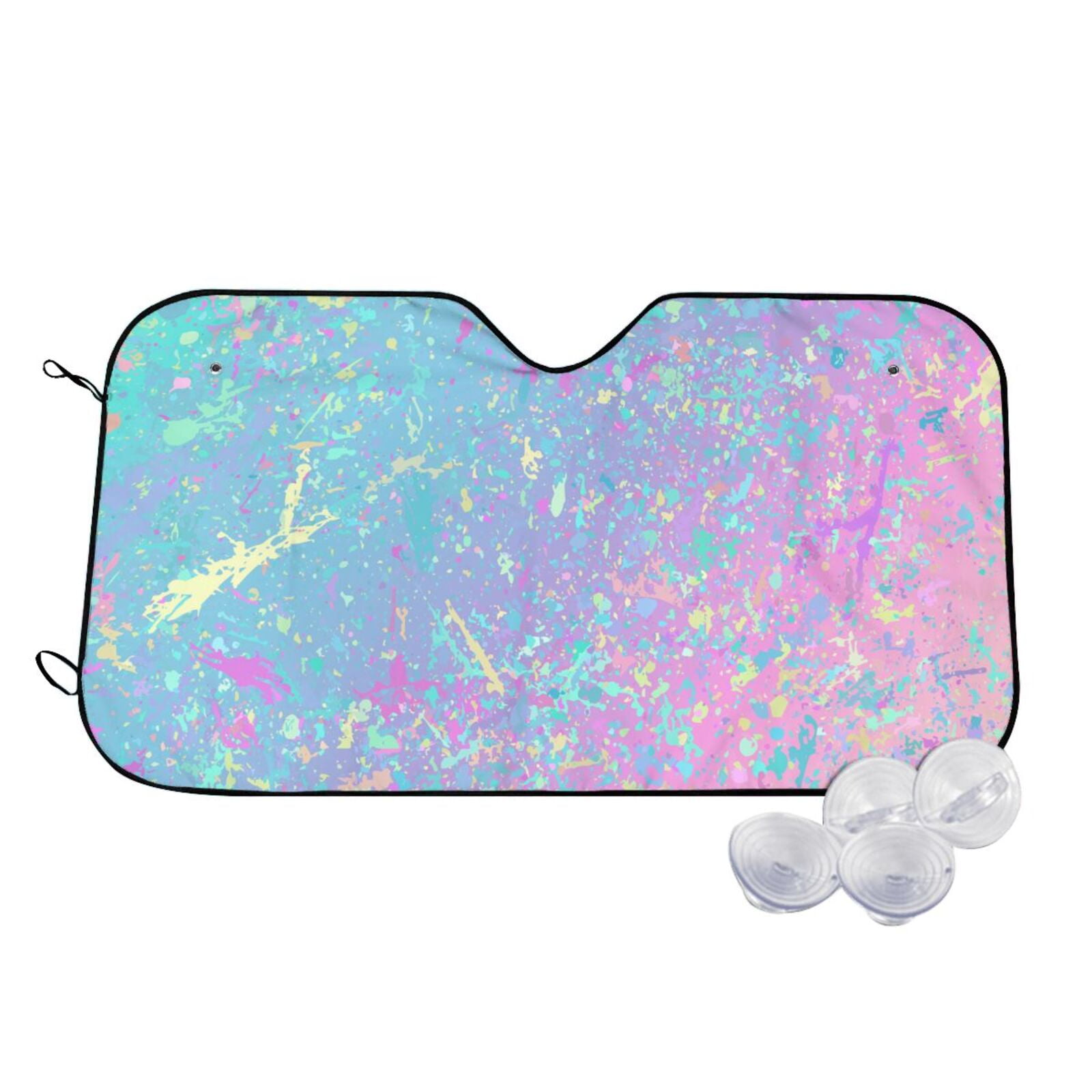 Daiia Fantasy Gradient Windshield Sun Shade for Car SUV Truck (Medium ...