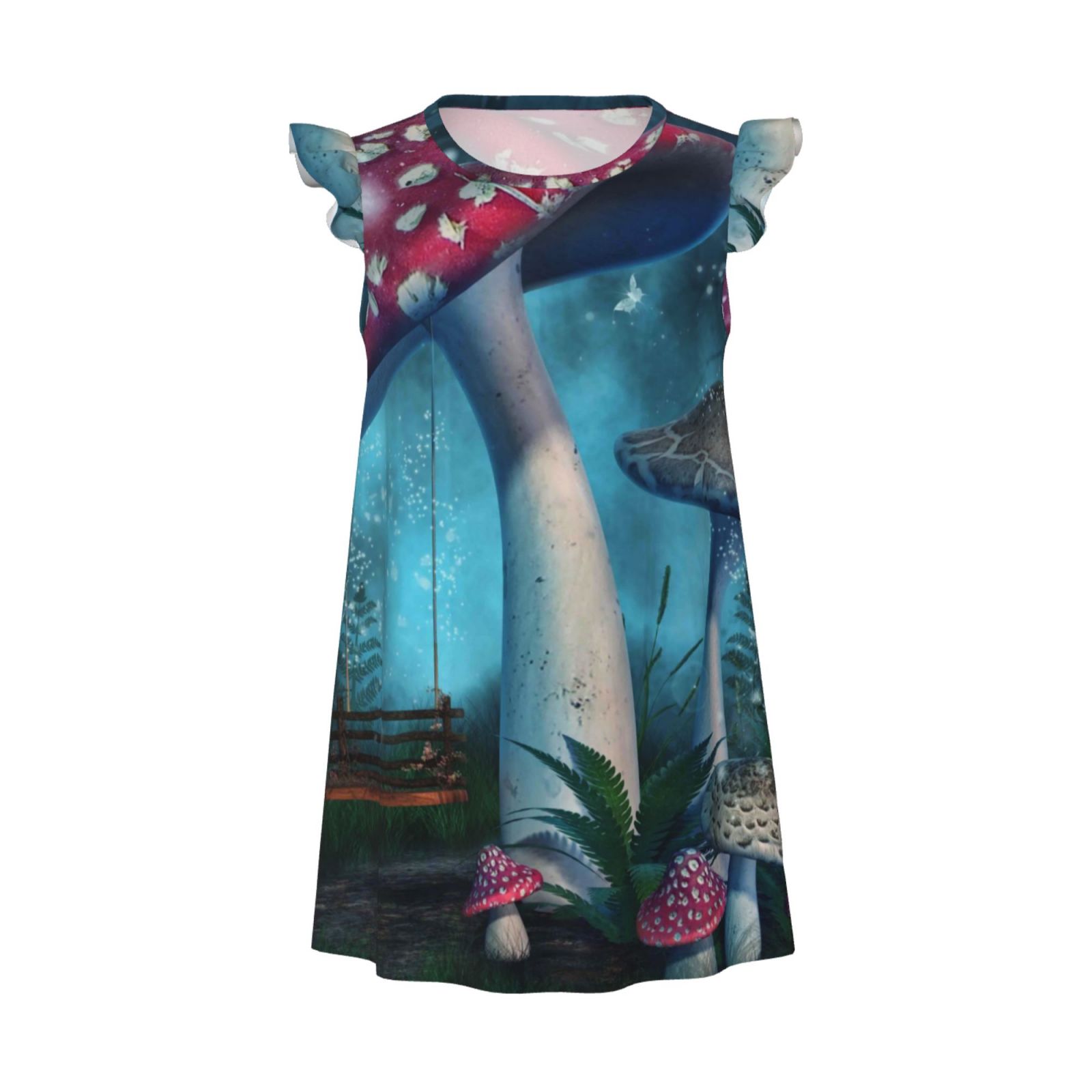 Daiia Fantasy Mushrooms Girls Nightgowns, Unicorn Nightgown Princess ...