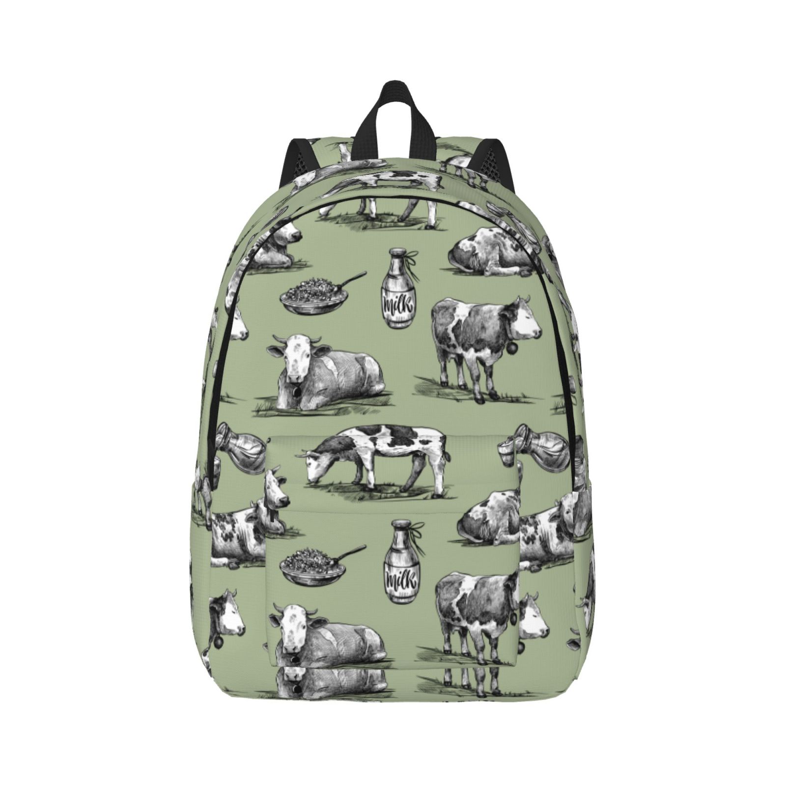 Daiia Farm Cows Vintage Canvas Backpack for Men and Women ,Hiking ...