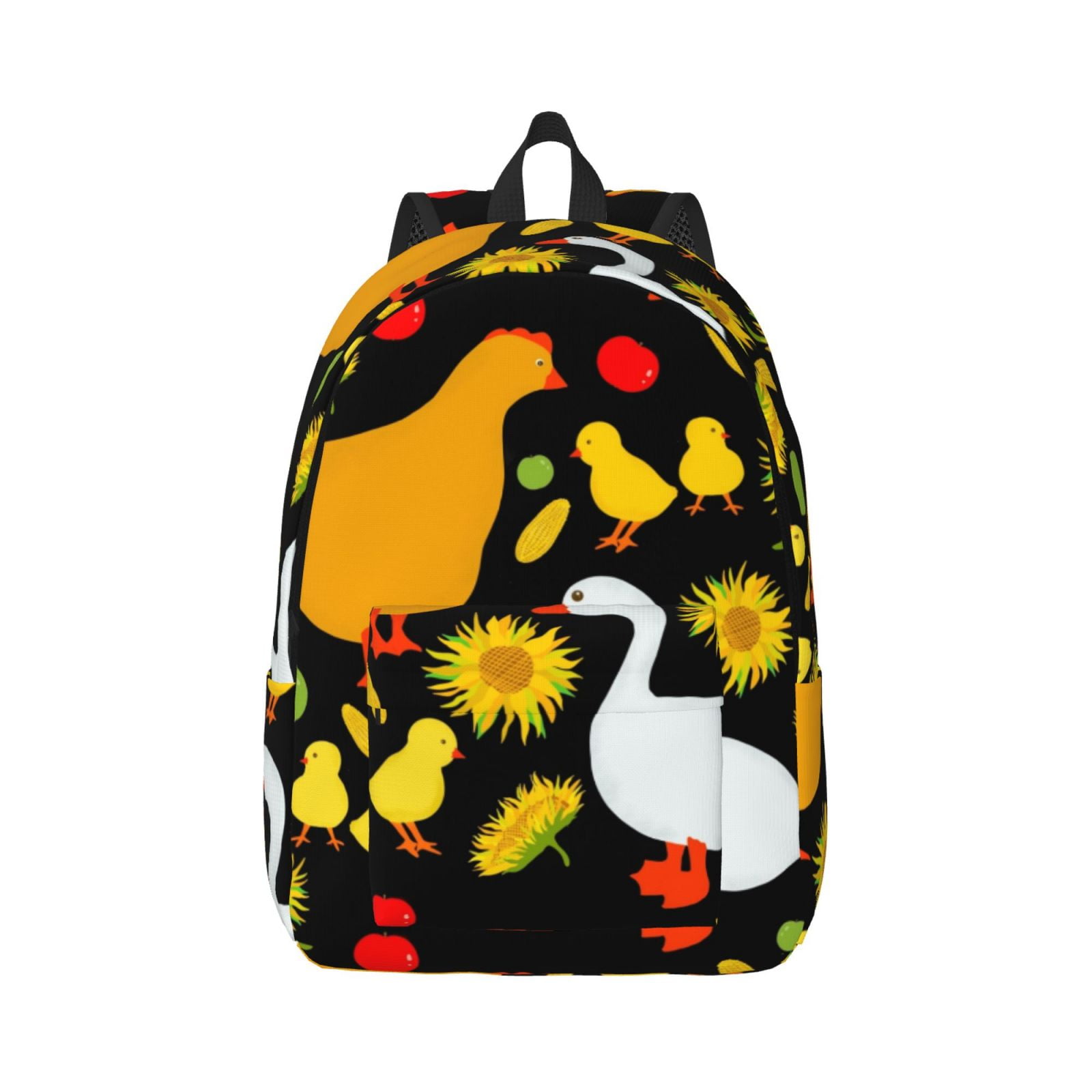 Daiia Farm Goose Vintage Canvas Backpack for Men and Women ,Hiking ...
