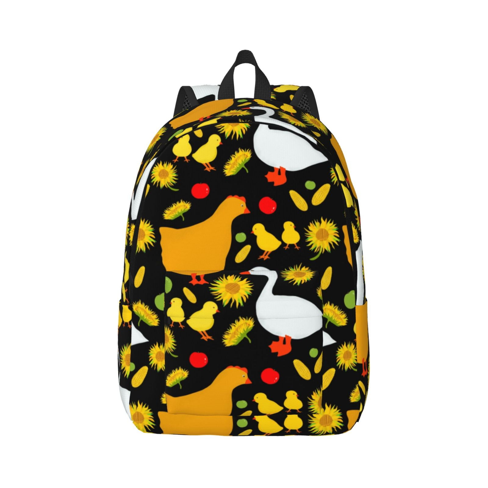 Daiia Farm Goose Vintage Canvas Backpack for Men and Women ,Hiking ...