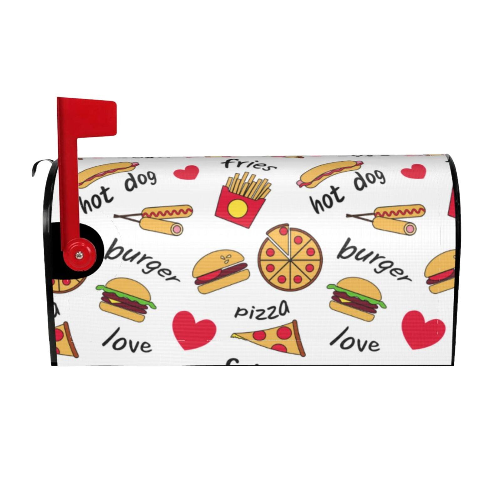 Daiia Fast Food Mailbox Cover , Magnetic Welcome Mailbox Wraps Post ...