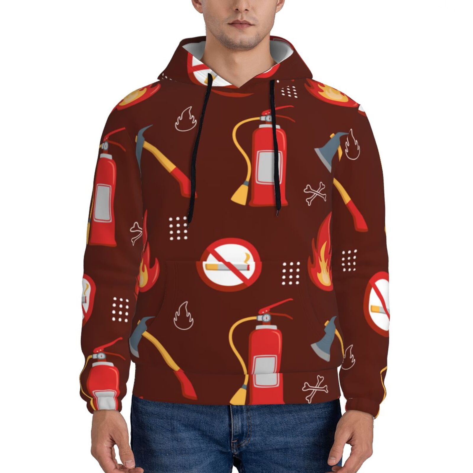 Daiia Fire Extinguisher for Men's Fashion Hoodies & Sweatshirts with ...