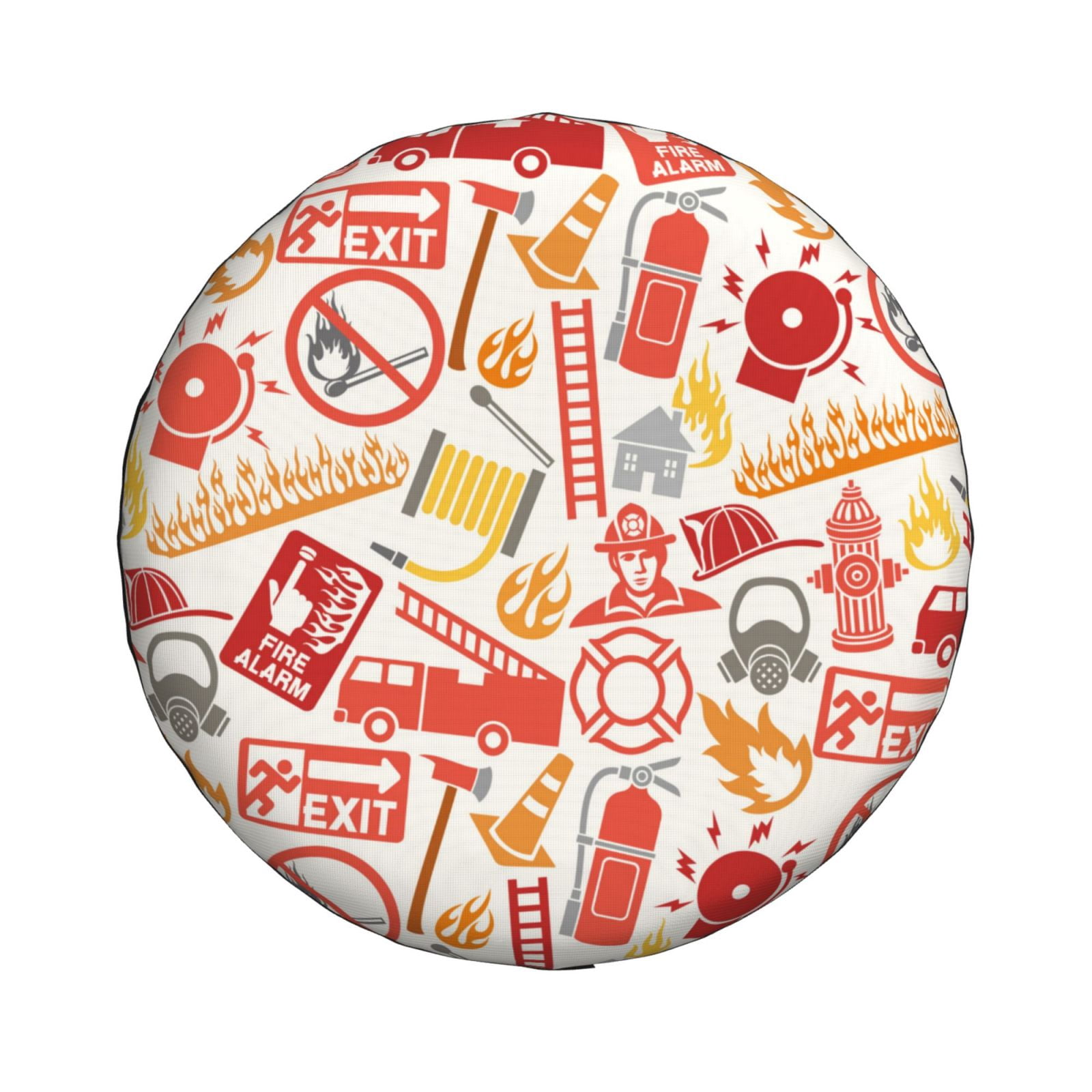 Daiia Firefighter Icons Tire Covers , Travel Trailer Camper Truck SUV ...