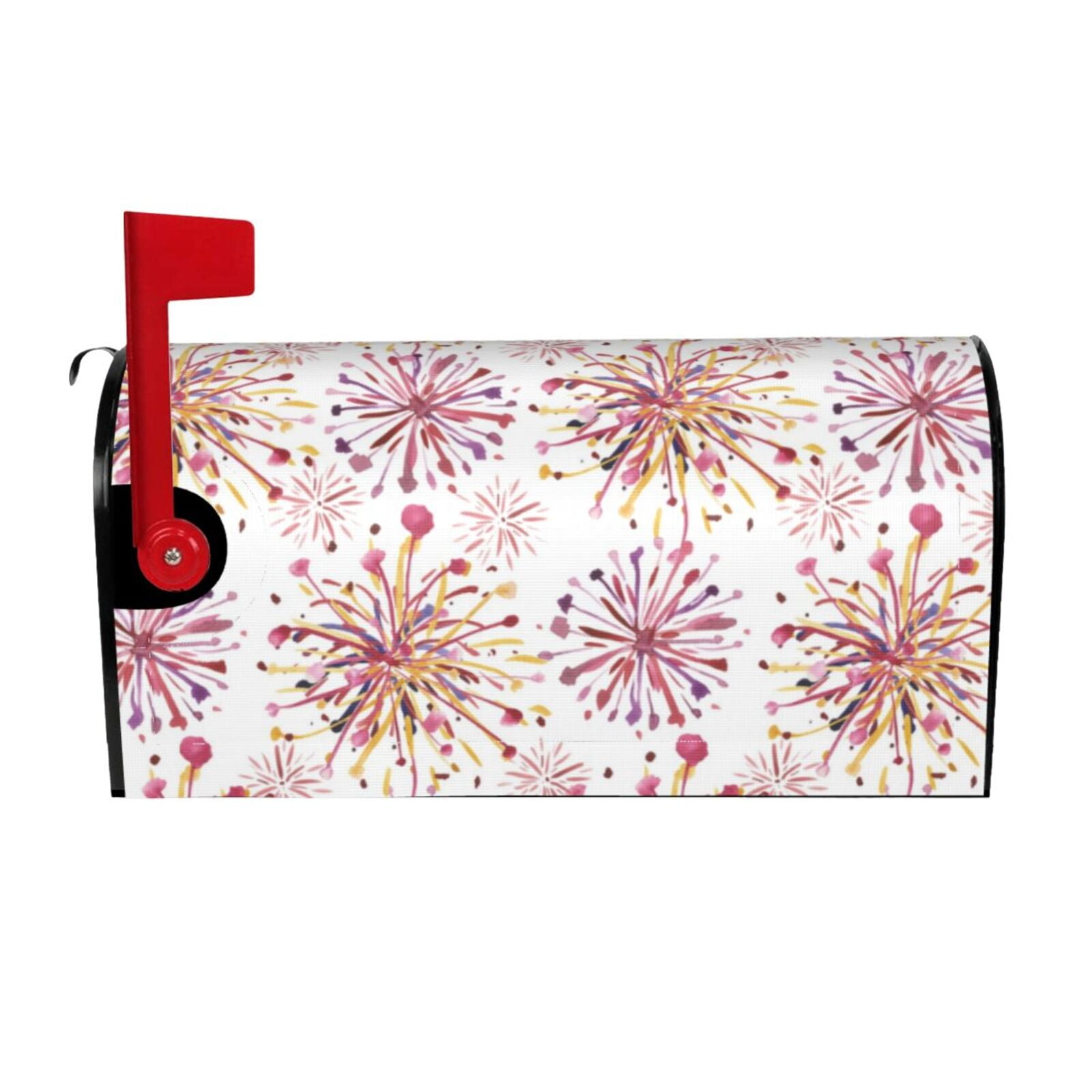 Daiia Fireworks Mailbox Cover , Magnetic Welcome Mailbox Wraps Post ...