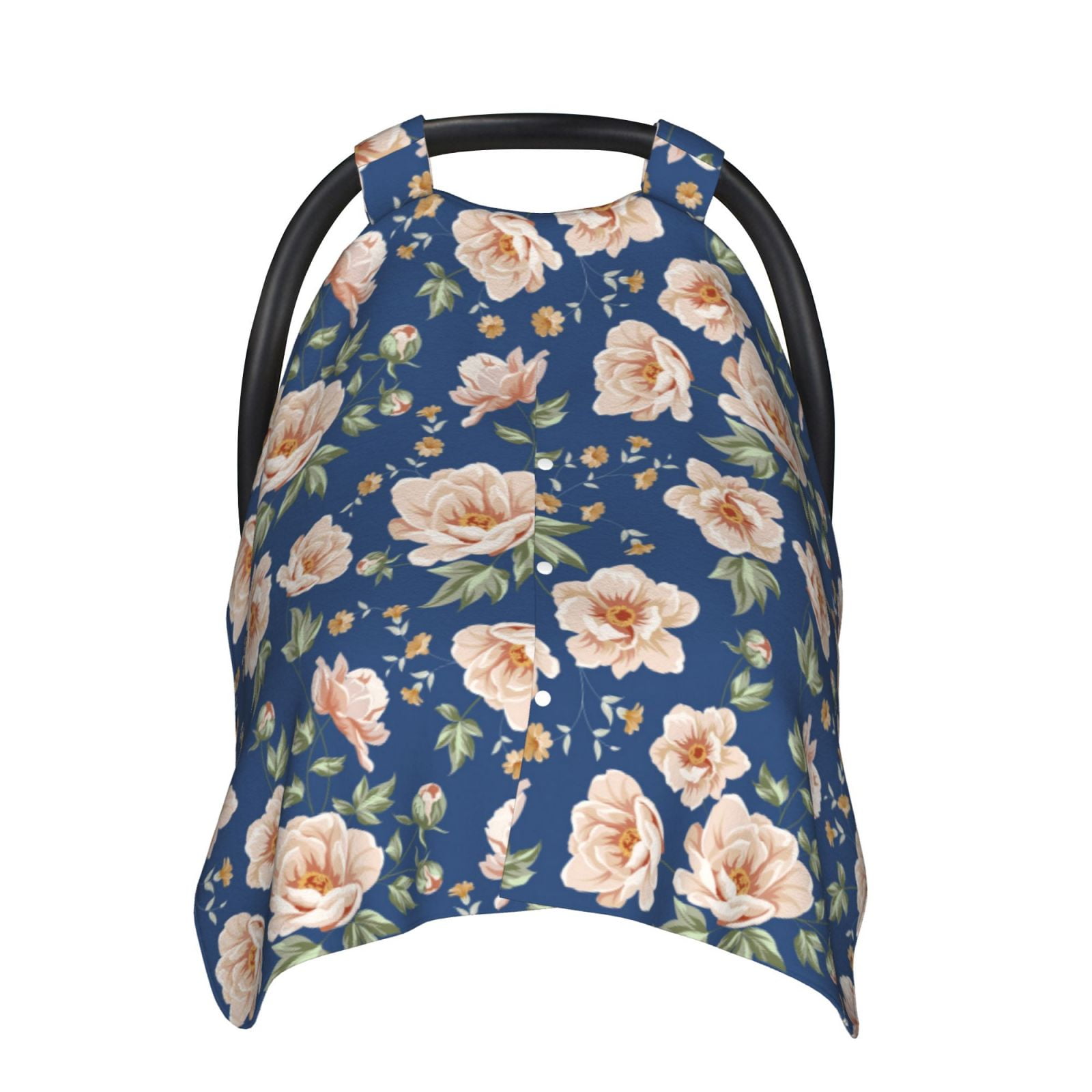 Daiia Flower Pattern Car Seat Cover for Babies, Mom Nursing Covers ...