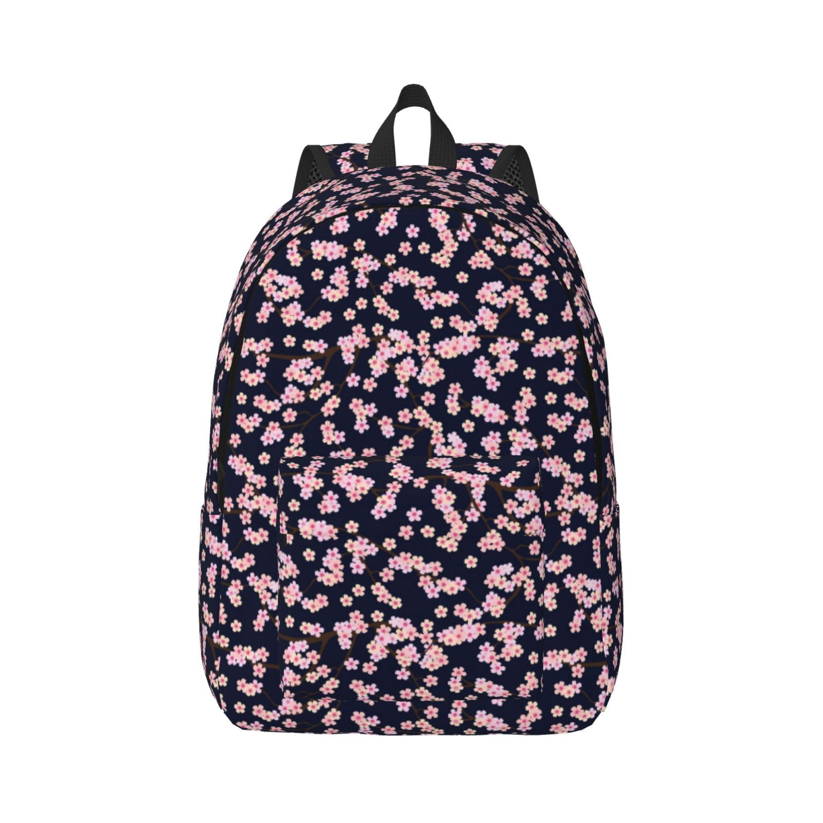 Daiia Flower Vintage Canvas Backpack for Men and Women ,Hiking Backpack ...