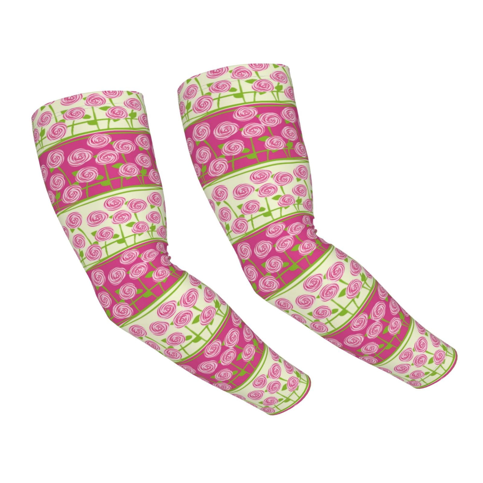 Daiia Flowers UV Sun Protection Arm Sleeves - Cooling Compression Arm ...