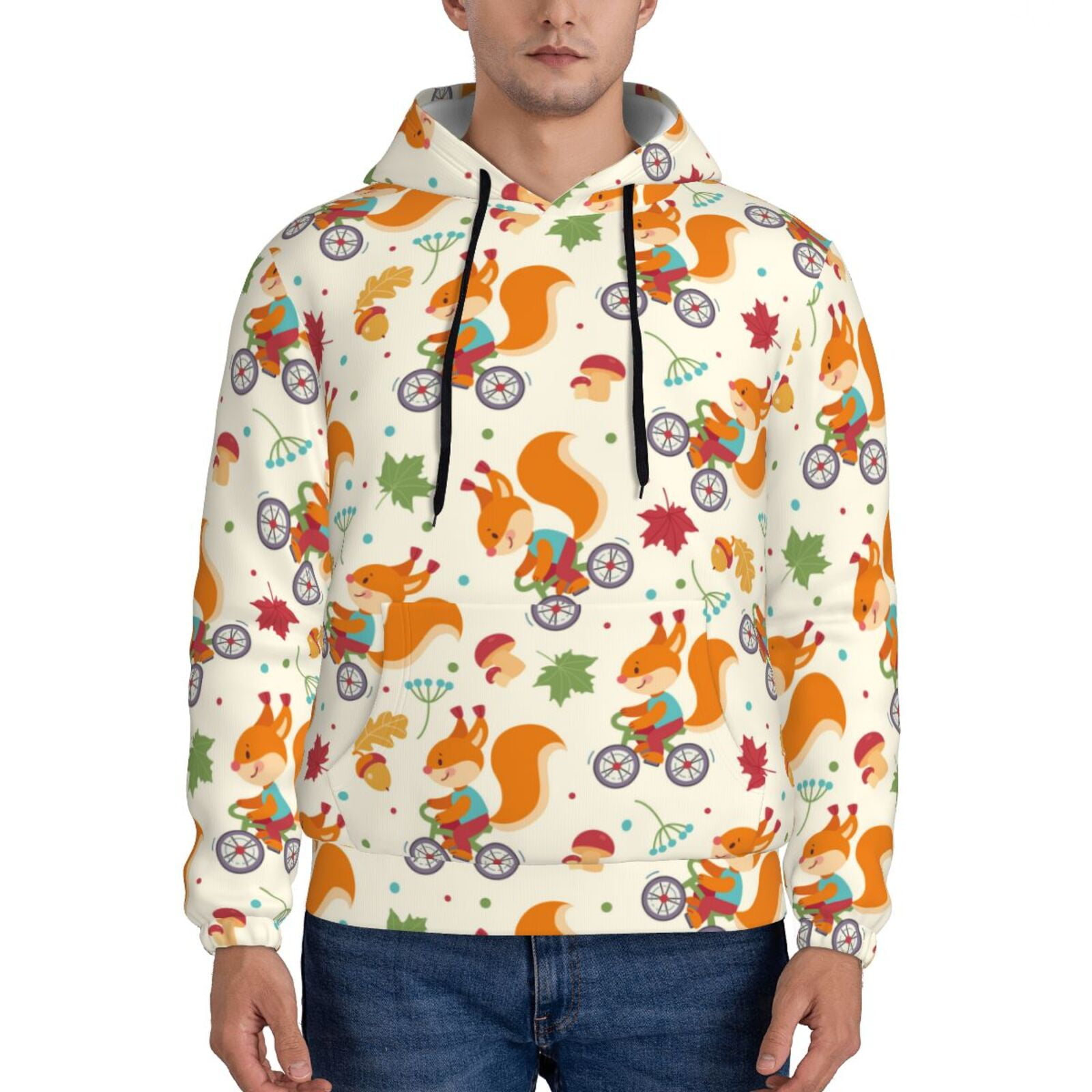 Daiia Forest Squirrel for Men's Fashion Hoodies & Sweatshirts with ...