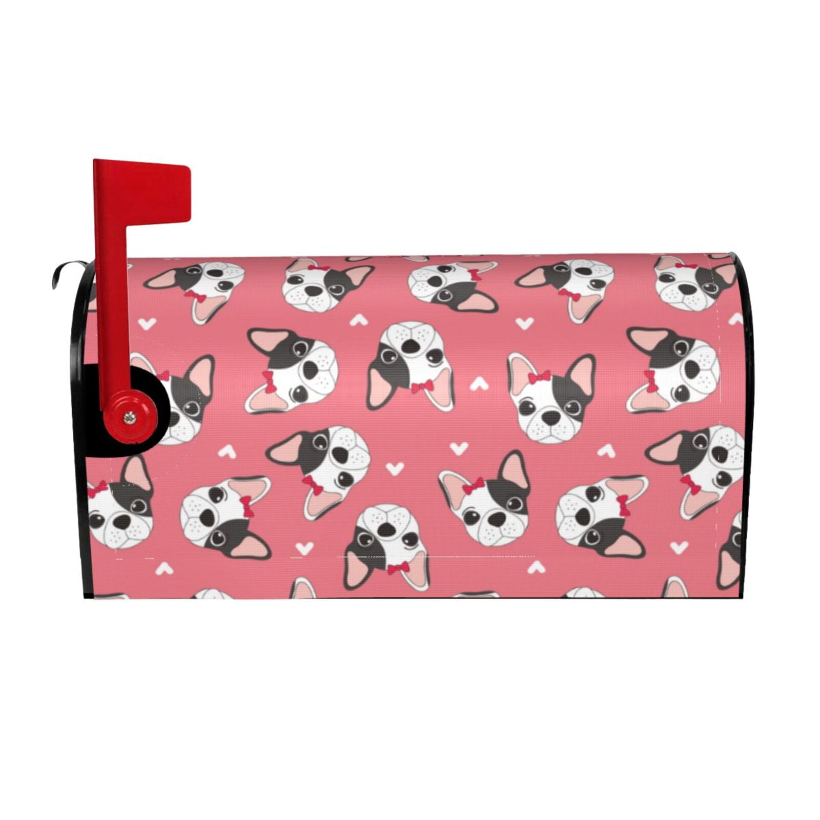 Daiia French Bulldog Face Mailbox Cover , Magnetic Welcome Mailbox ...