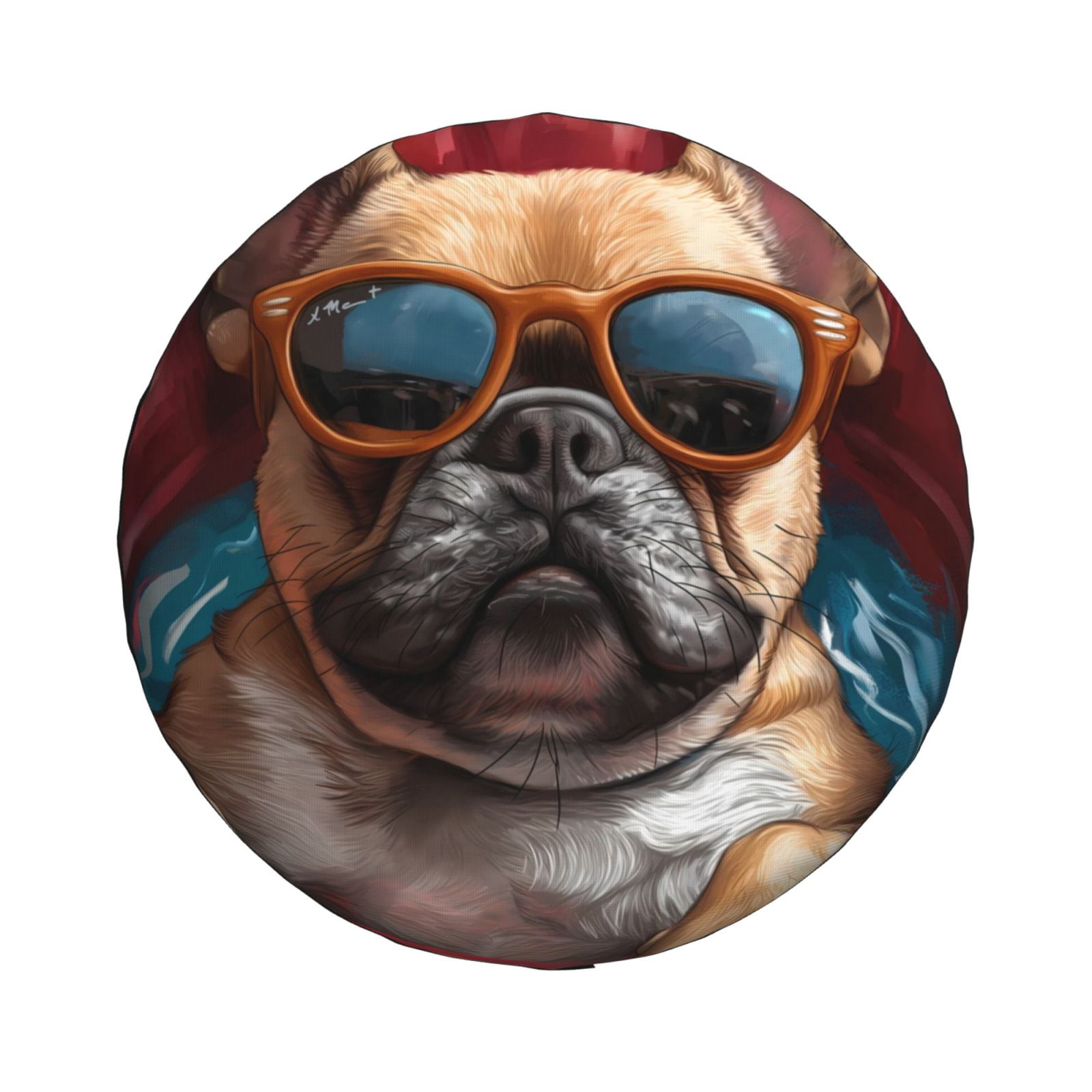 Daiia French Bulldog In Sunglasses Tire Covers , Travel Trailer Camper ...