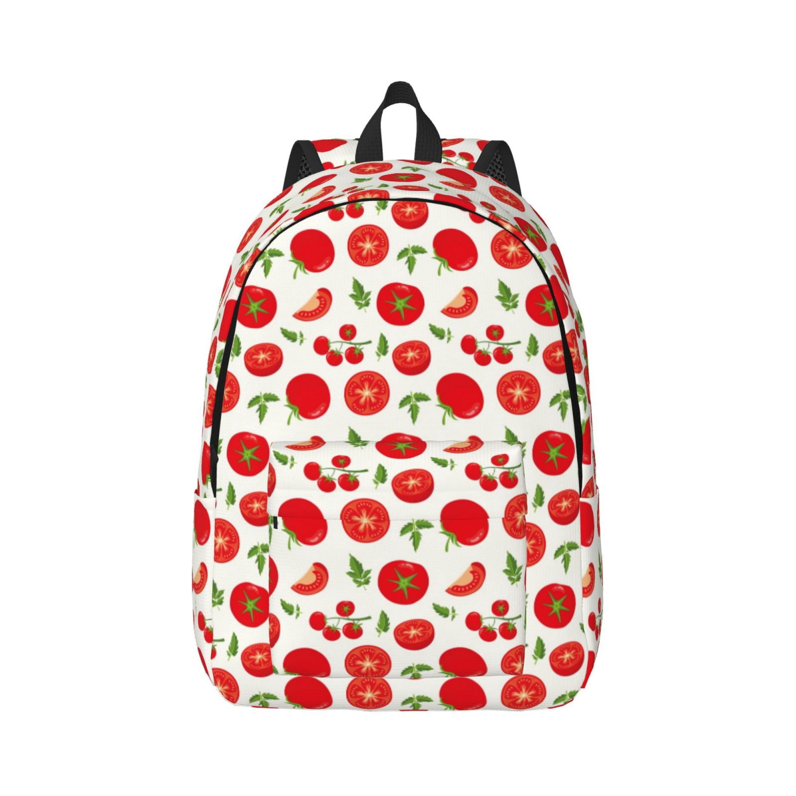 Daiia Fresh Red Tomato Vintage Canvas Backpack for Men and Women ...