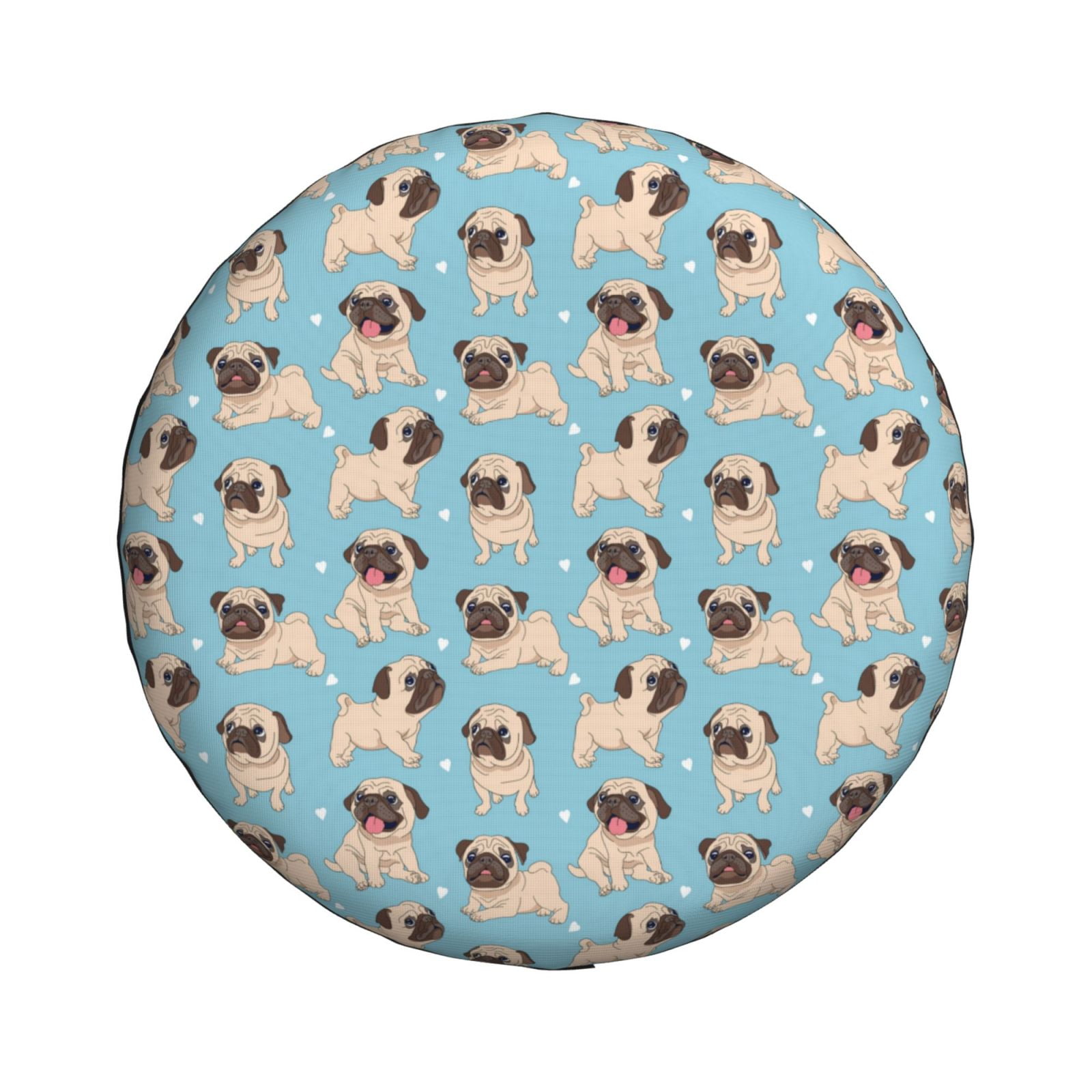 Daiia Funny Cartoon Pugs Tire Covers , Travel Trailer Camper Truck SUV ...