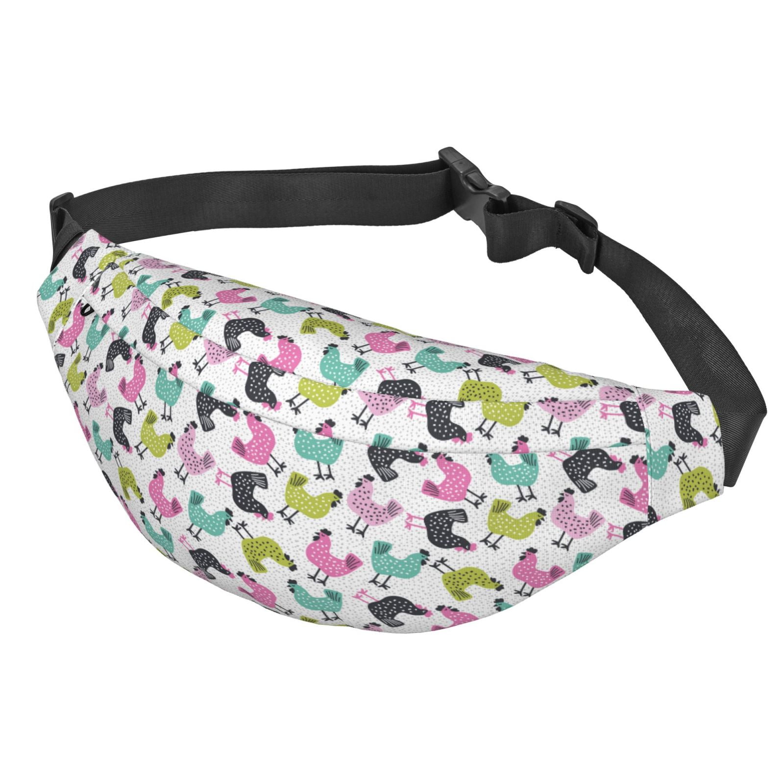 Daiia Funny Chicken Versatile Waist Bag for Men and Women -Fanny Pack ...