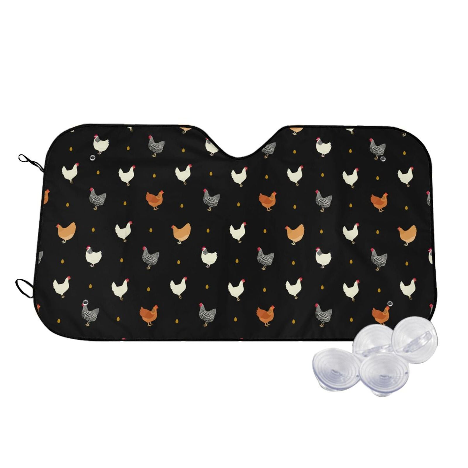 Daiia Funny Chicken Windshield Sun Shade for Car SUV Truck (Medium ...