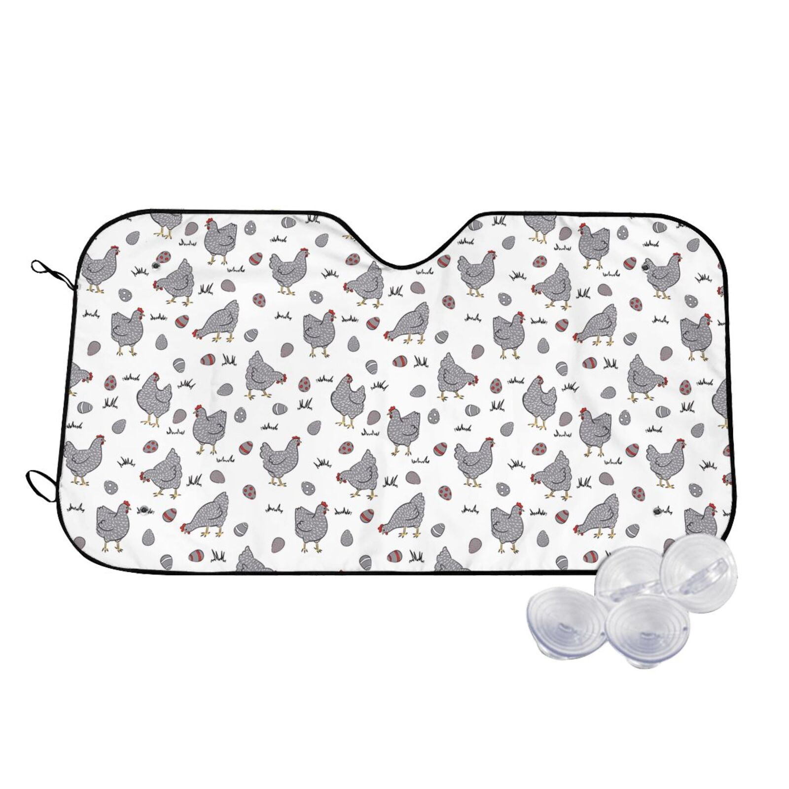 Daiia Funny Chicken Windshield Sun Shade for Car SUV Truck ( ), Car Sun ...