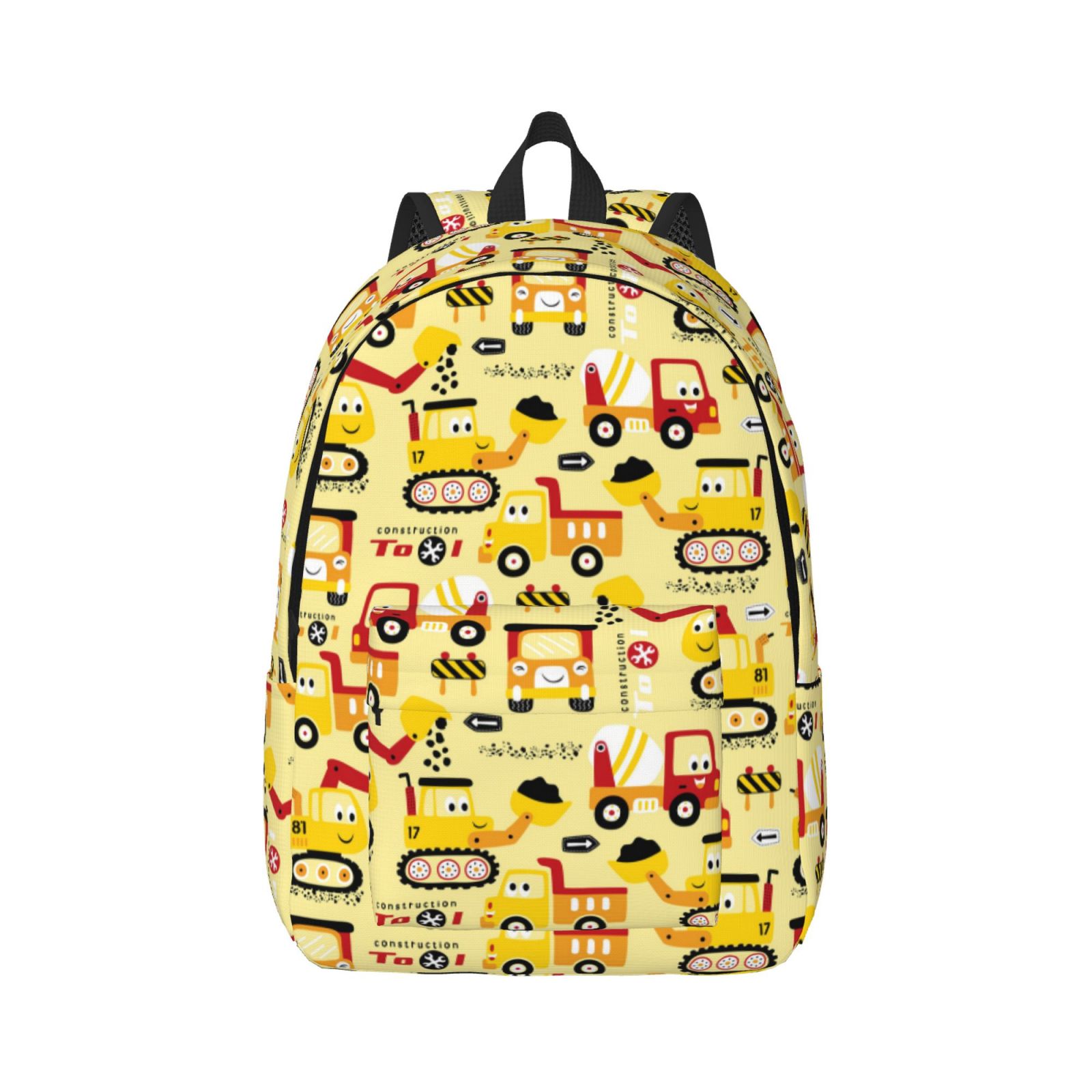 Daiia Funny Construction Vehicles Vintage Canvas Backpack for Men and ...
