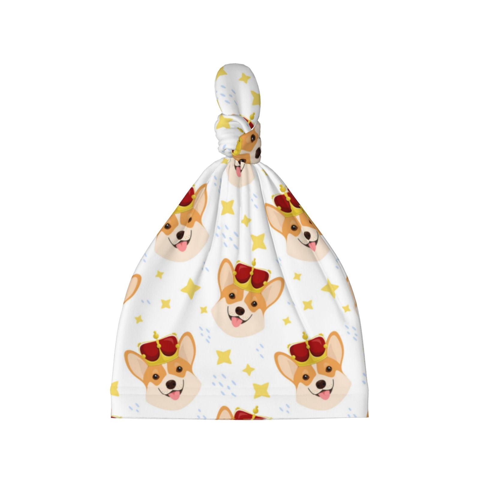 Daiia Funny Corgi Pattern Baby Beanie Knit Toddler Hat Kids Embroidered ...
