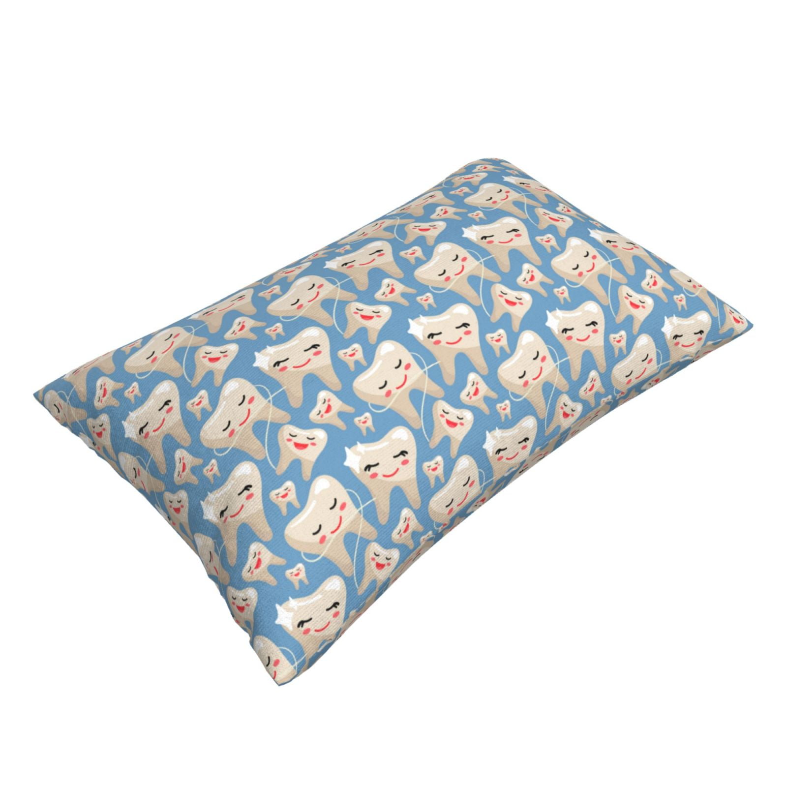 Daiia Funny Cute Healthy Teeth Bedding Waterproof Pillow Protector ...