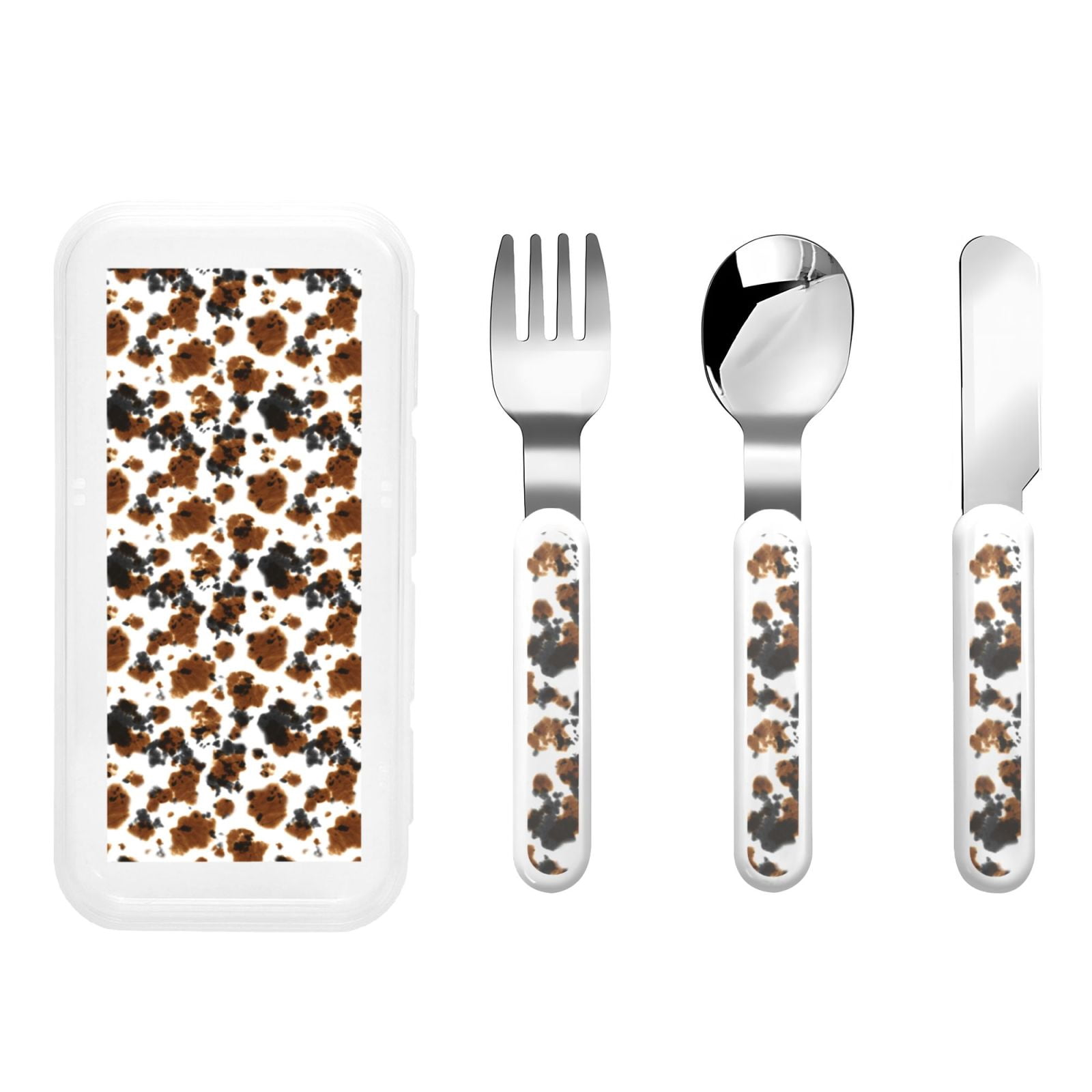 Daiia Funny Pig Faces for Stainless Steel Kids Silverware Set ...