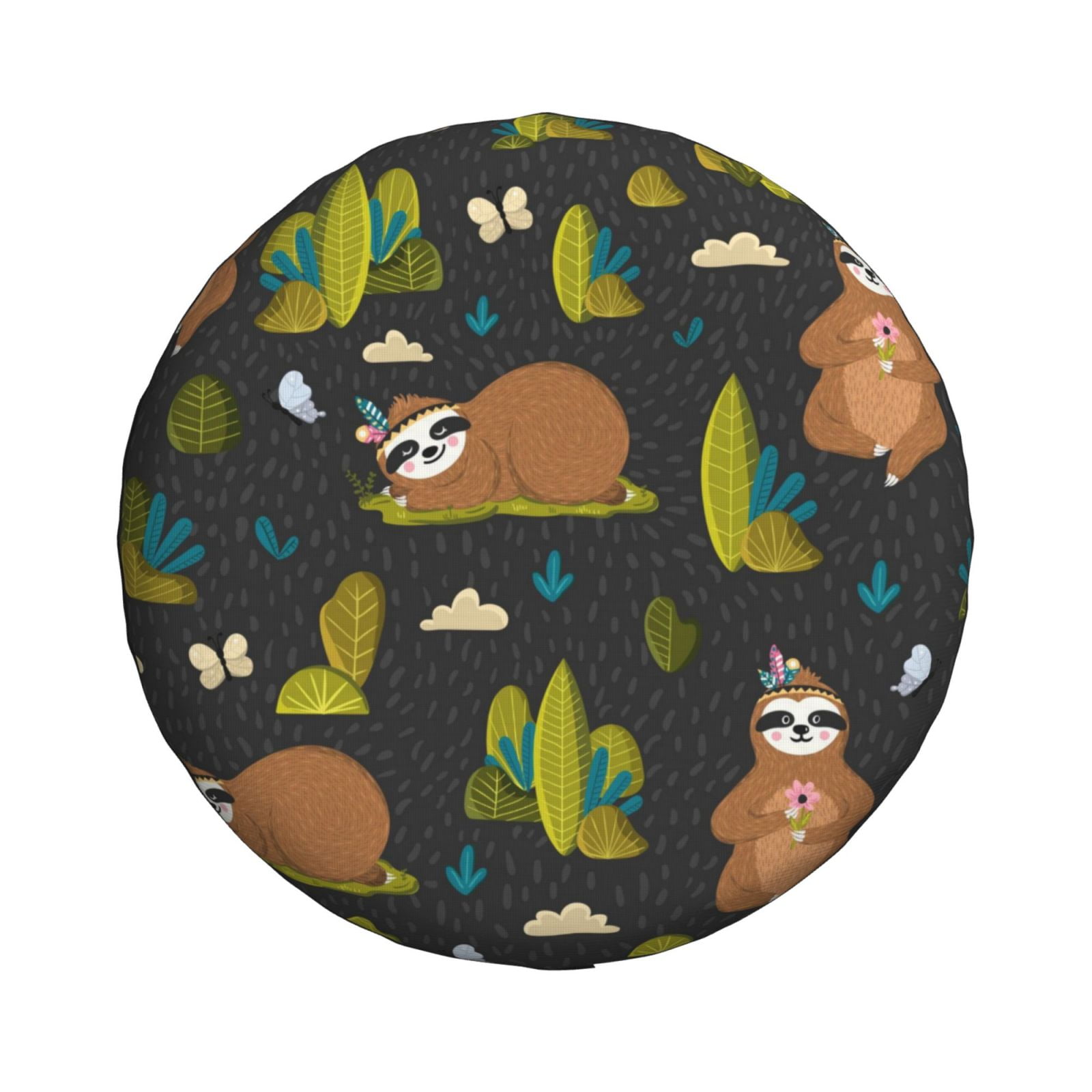 Daiia Funny Sloths In The Forest Tire Covers , Travel Trailer Camper ...