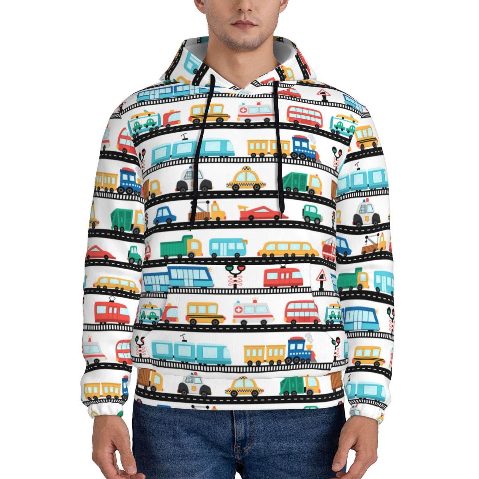 Daiia Funny Transport for Men's Fashion Hoodies & Sweatshirts with ...
