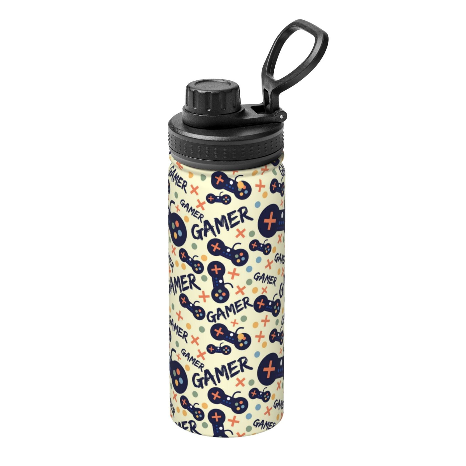 Daiia Game Controller Printed 18 OZ Sports Insulated Kettle Drinking ...