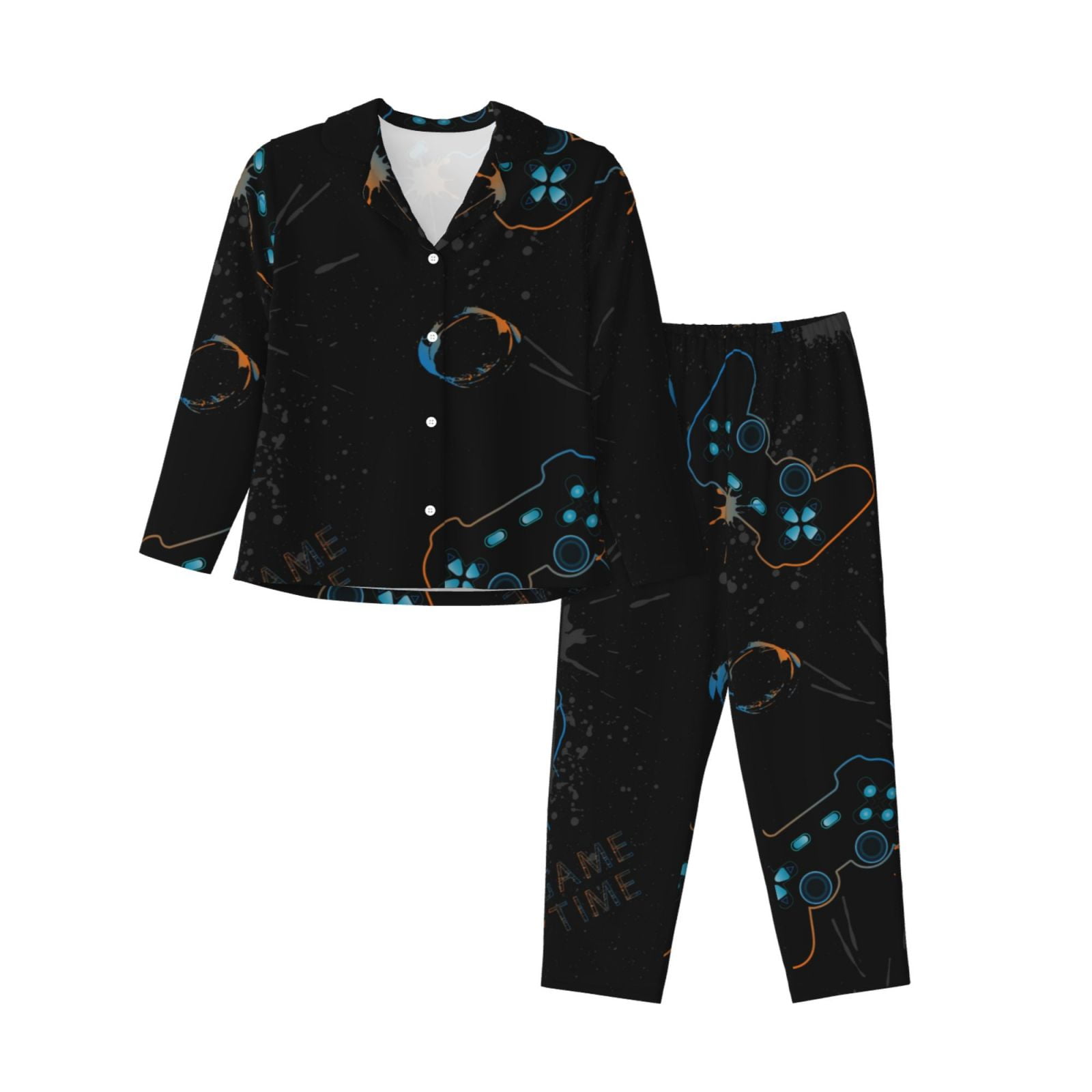 Daiia Game Time for Women's Long-Sleeved Pajama Set – Soft ...
