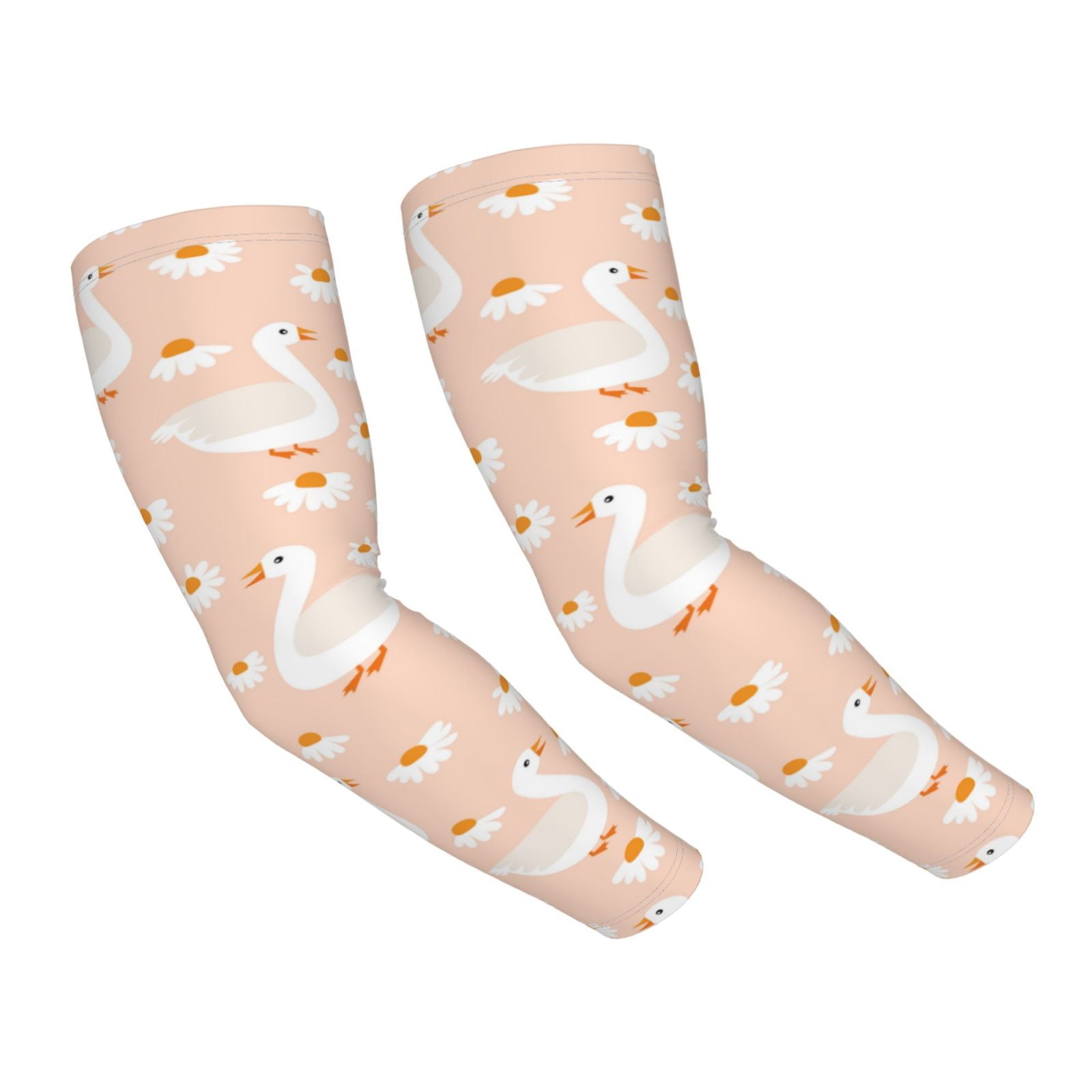 Daiia Geese and Flower UV Sun Protection Arm Sleeves - Cooling ...