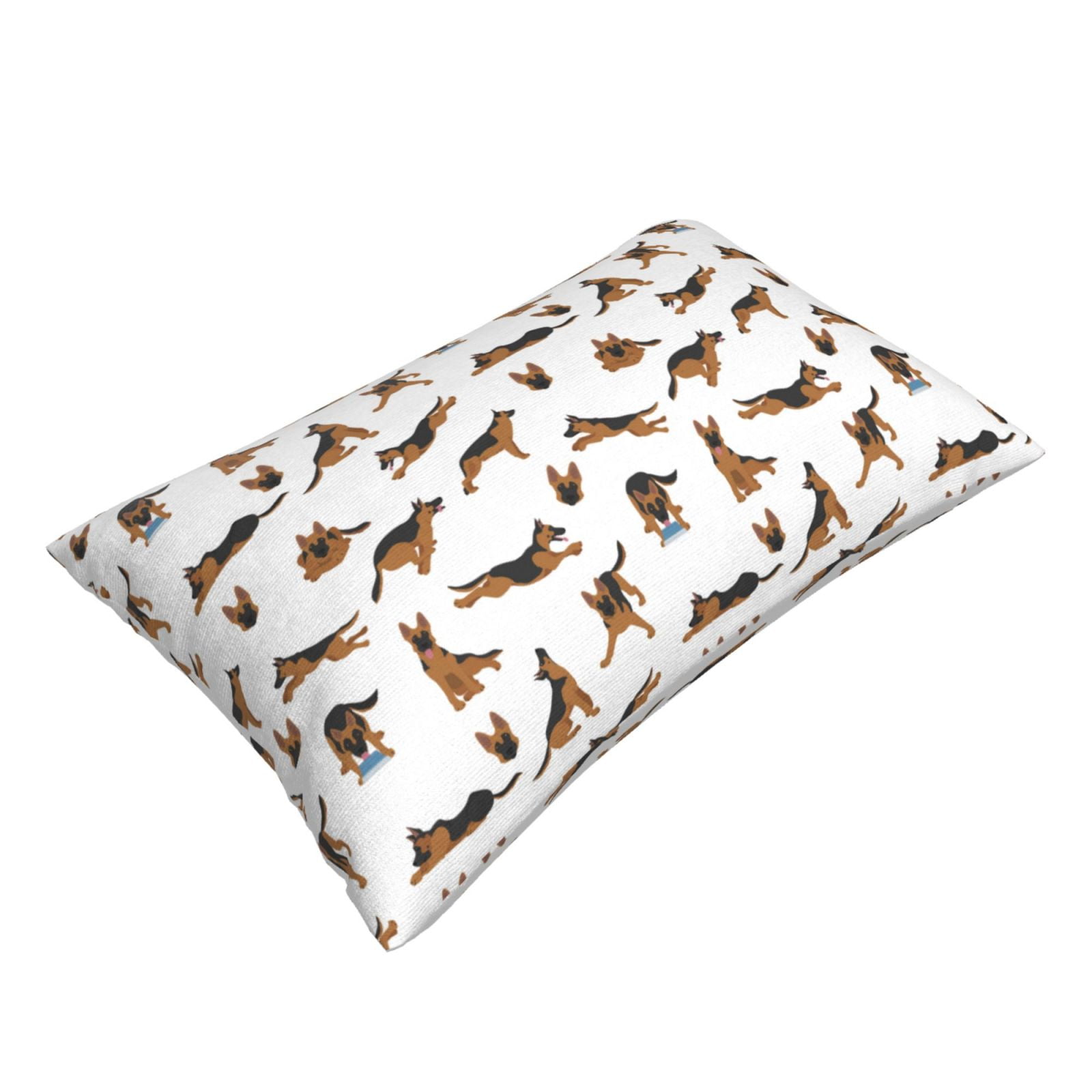 Daiia German Shepherd Dog Bedding Waterproof Pillow Protector Zippered ...