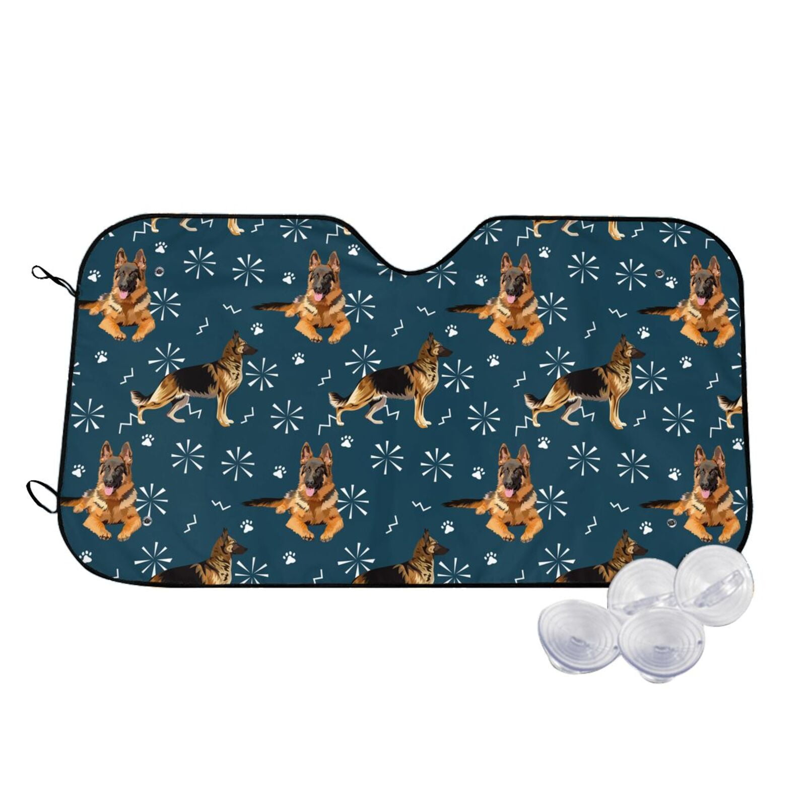 Daiia German Shepherd Dog Windshield Sun Shade for Car SUV Truck ...