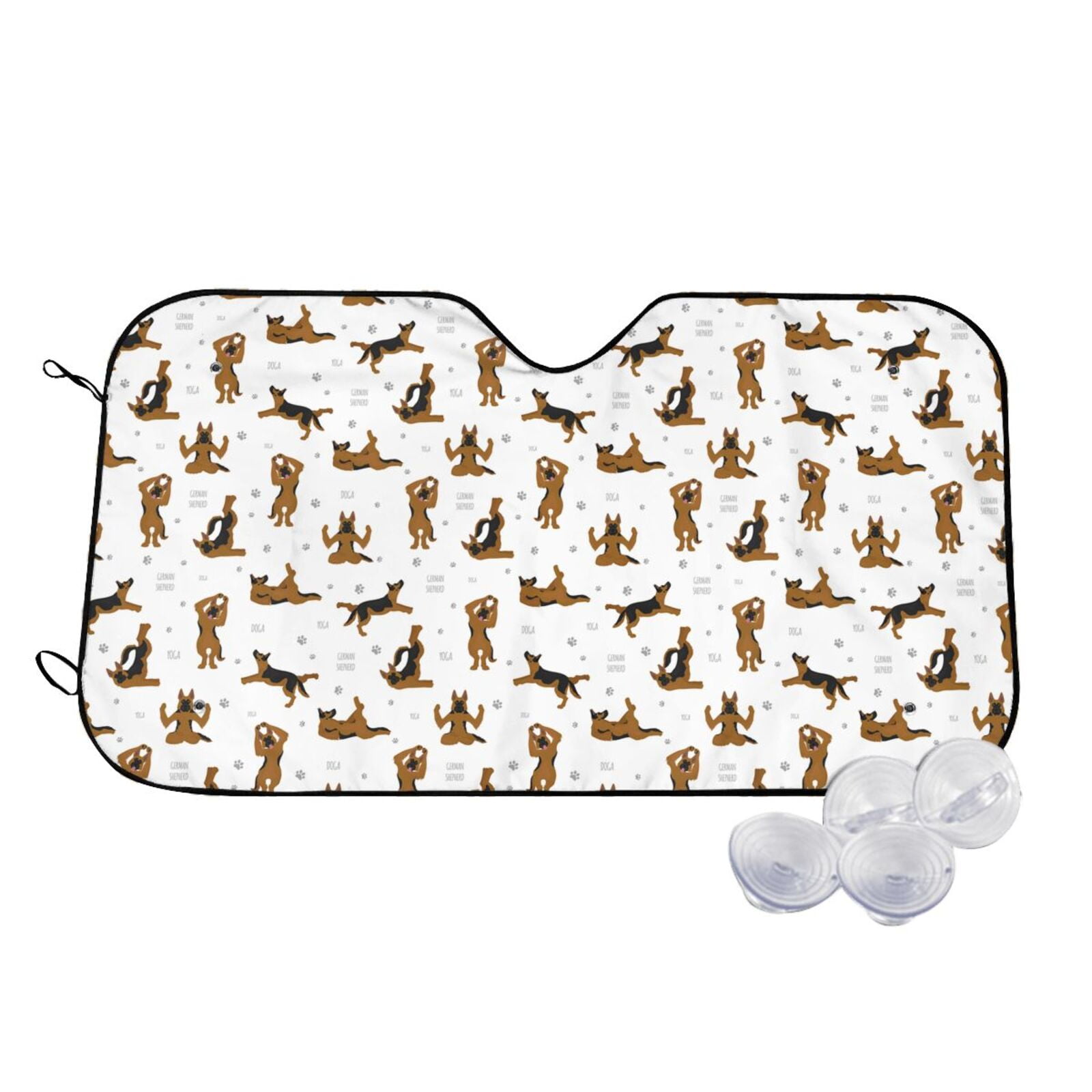 Daiia German Shepherd Dog Windshield Sun Shade for Car SUV Truck ...