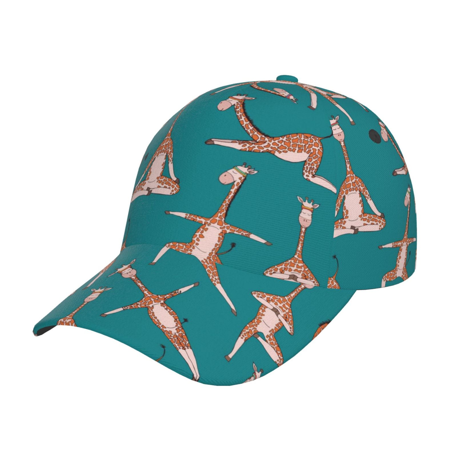 Daiia Giraffes Doing Various Yoga print Baseball Cap Men Women Golf Dad ...