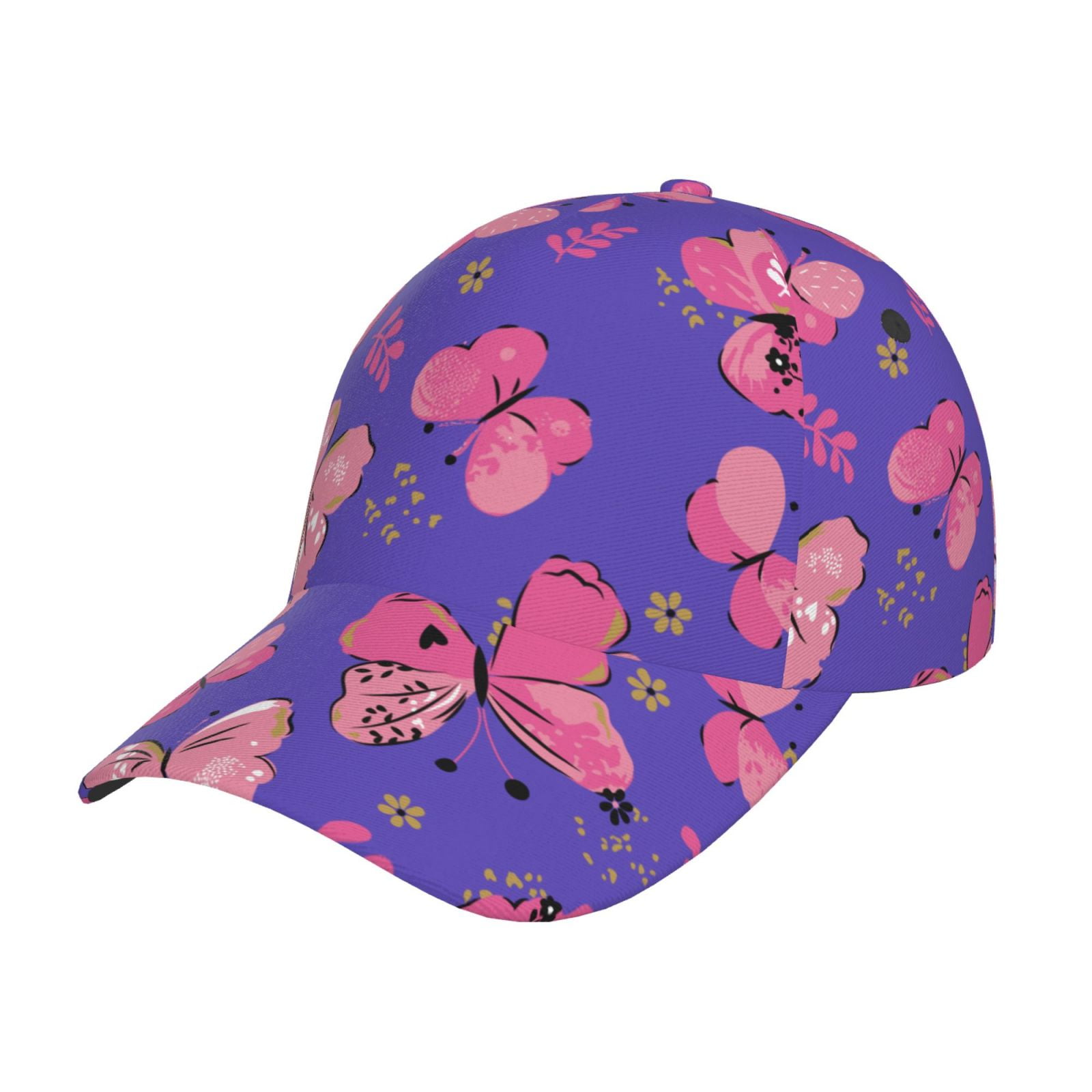 Daiia Girl Butterfly Baseball Cap Men Women Classic Adjustable For ...