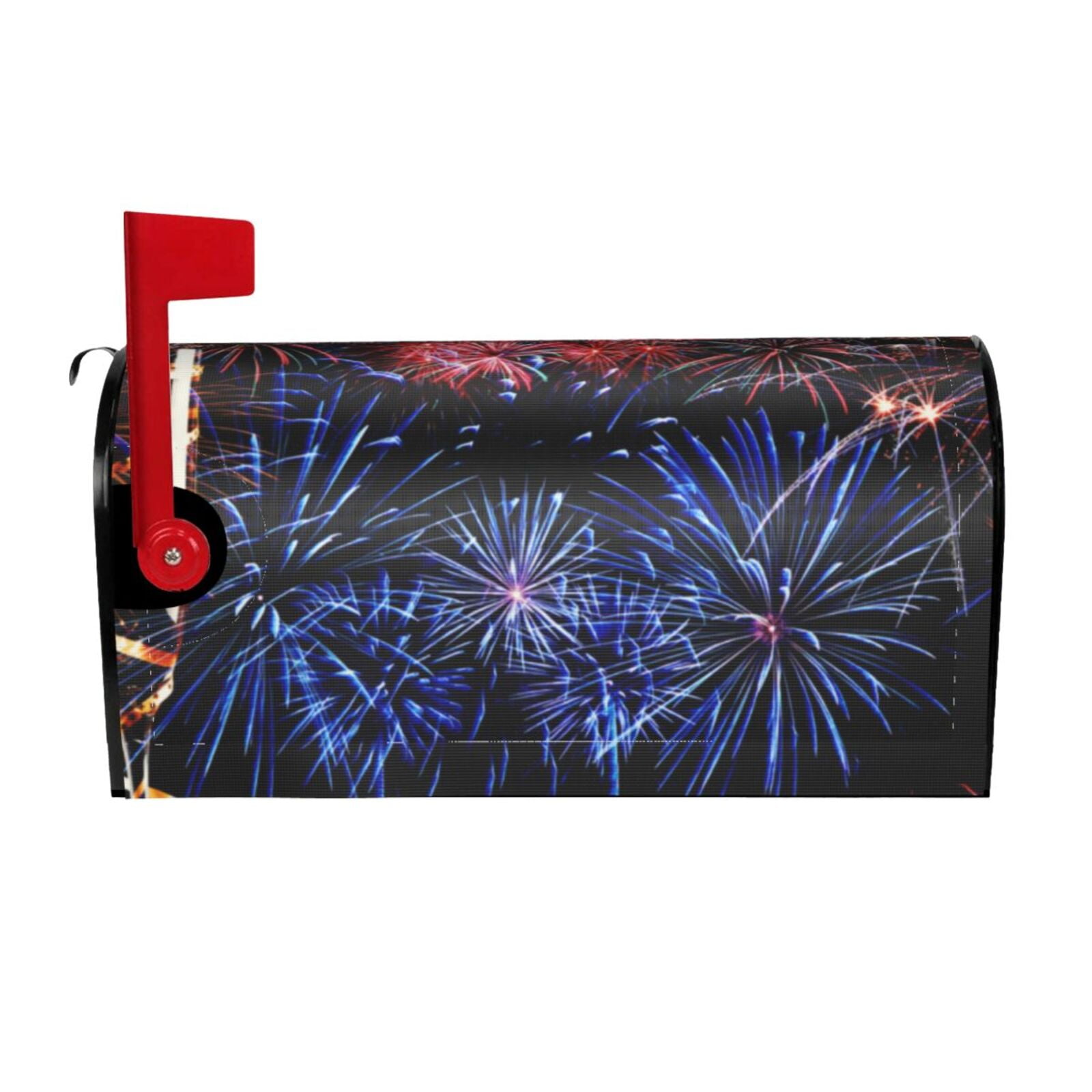Daiia Glasses And Fireworks Mailbox Cover , Magnetic Welcome Mailbox ...