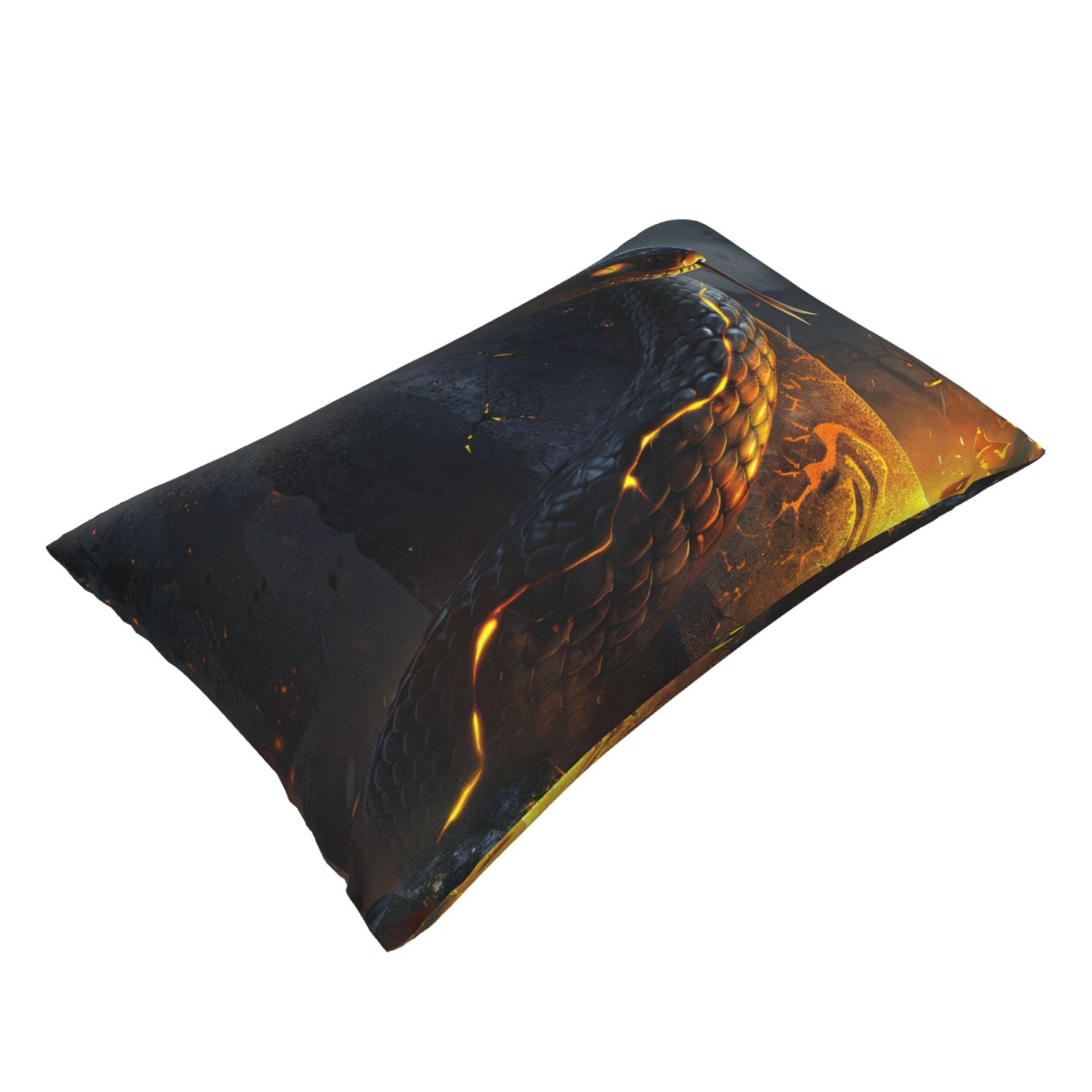 Daiia Glowing Snake Dark Forest Bedding Waterproof Pillow Protector ...