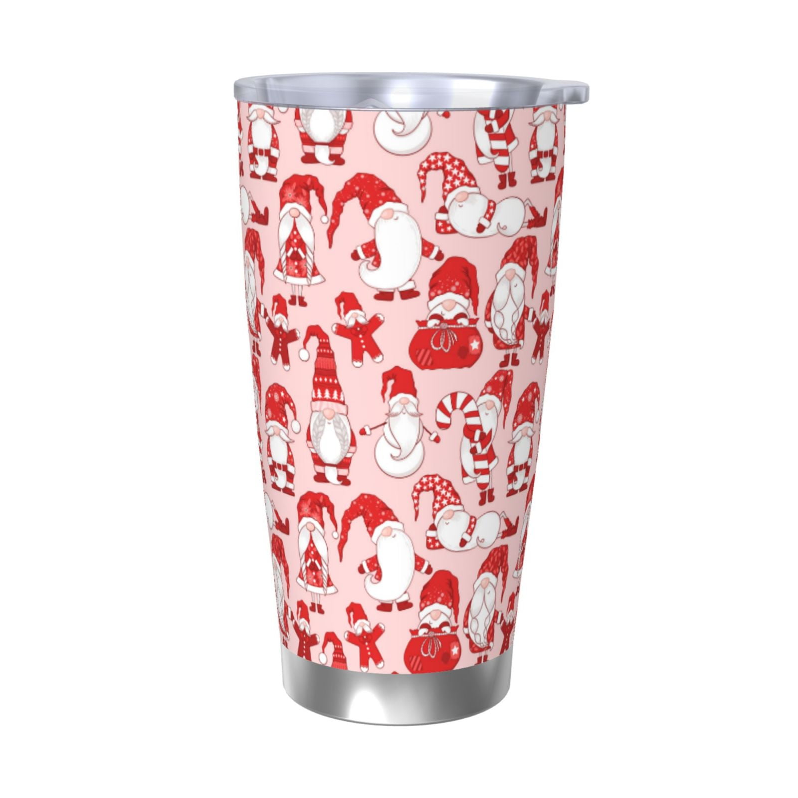 Daiia Gnome Merry Christmas Printed 20oz Insulated Coffee Cup with ...