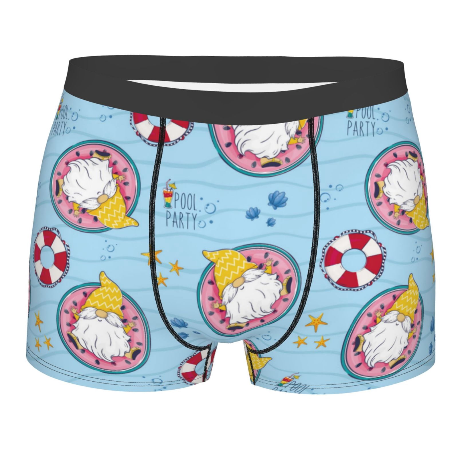Daiia Gnome On A Watermelon Mattress In The Pool Men's Underwear Boxer ...