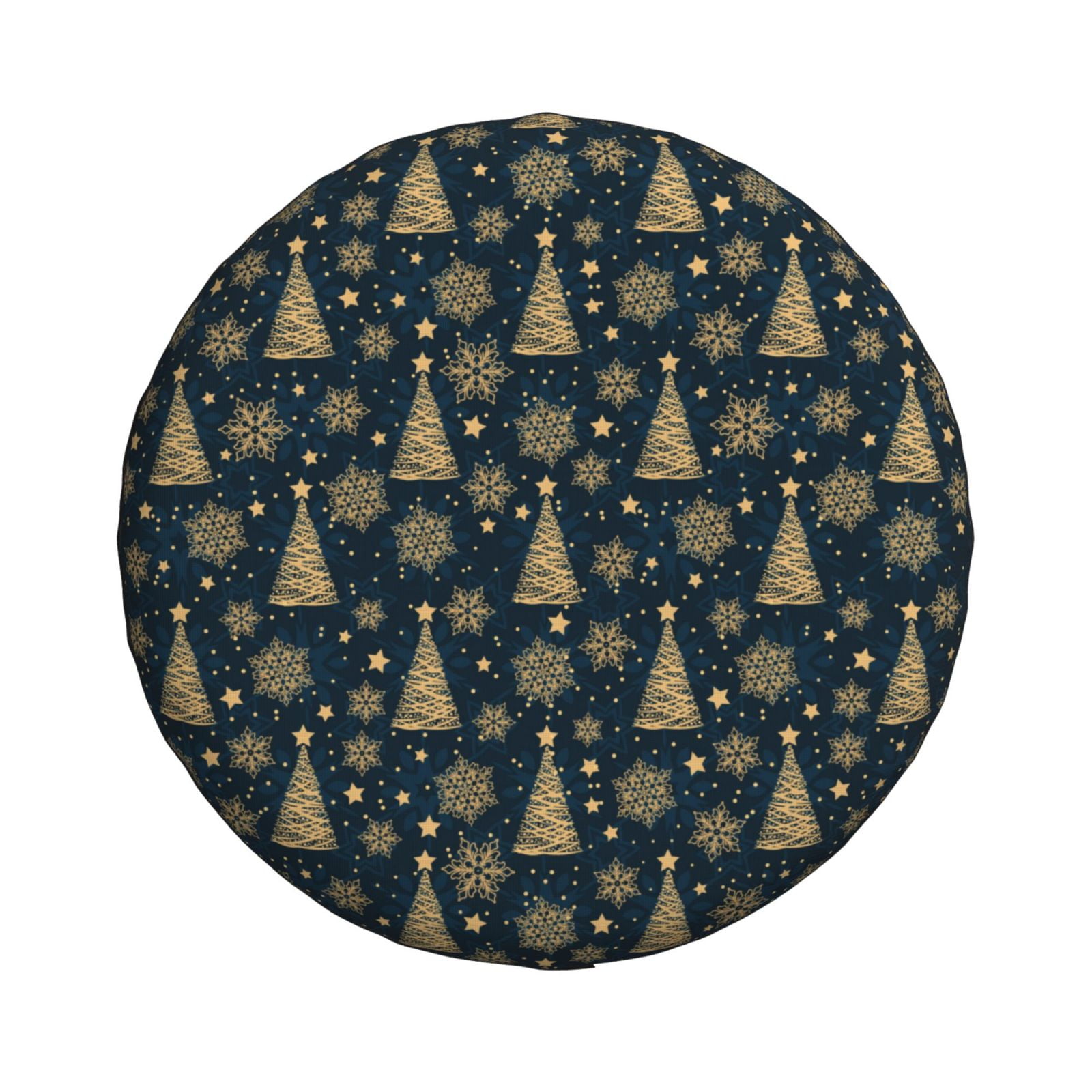 Daiia Gold Snowflake Christmas Tree Tire Covers , Travel Trailer Camper ...